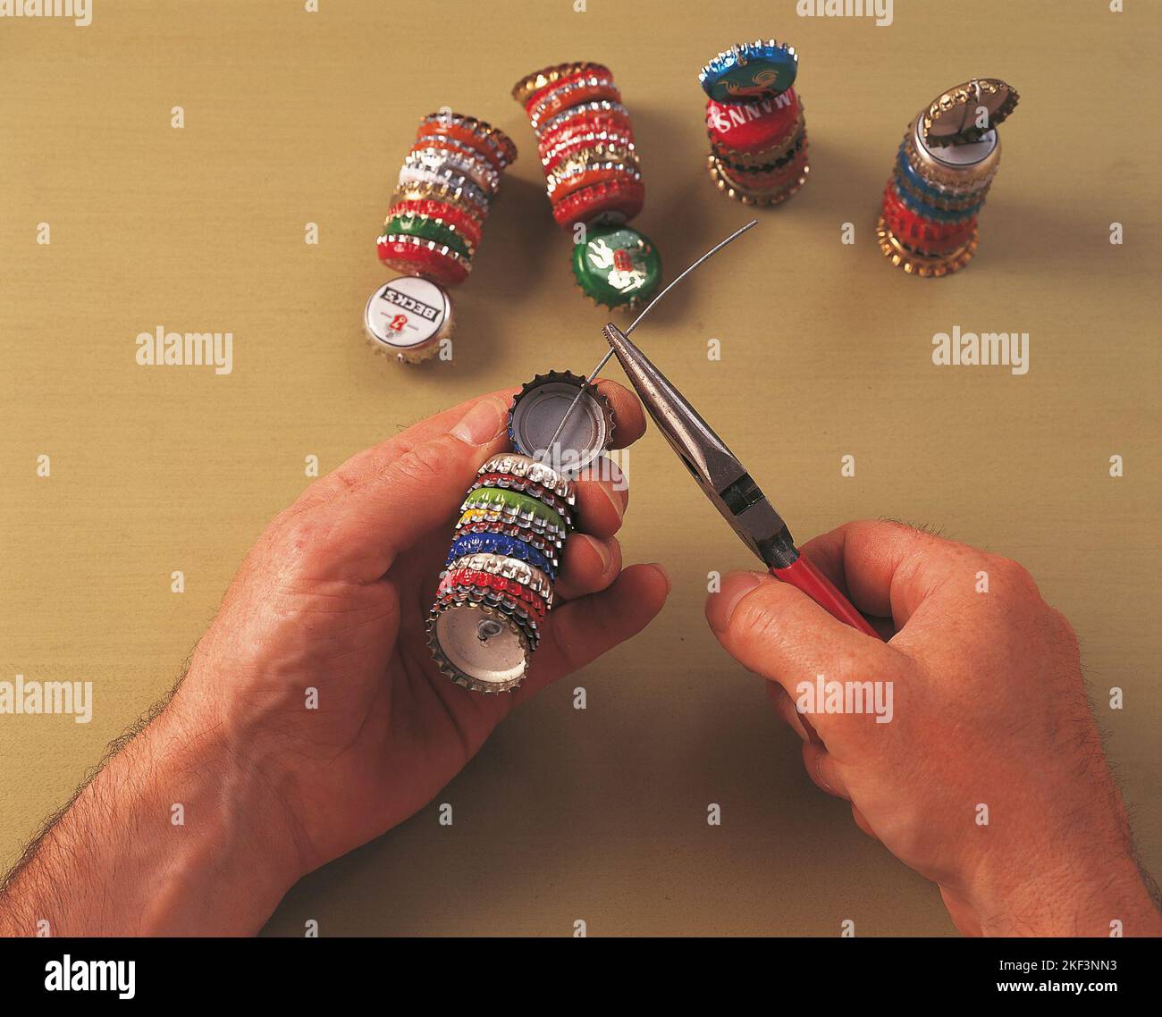 Bottle cap craft hi-res stock photography and images - Alamy