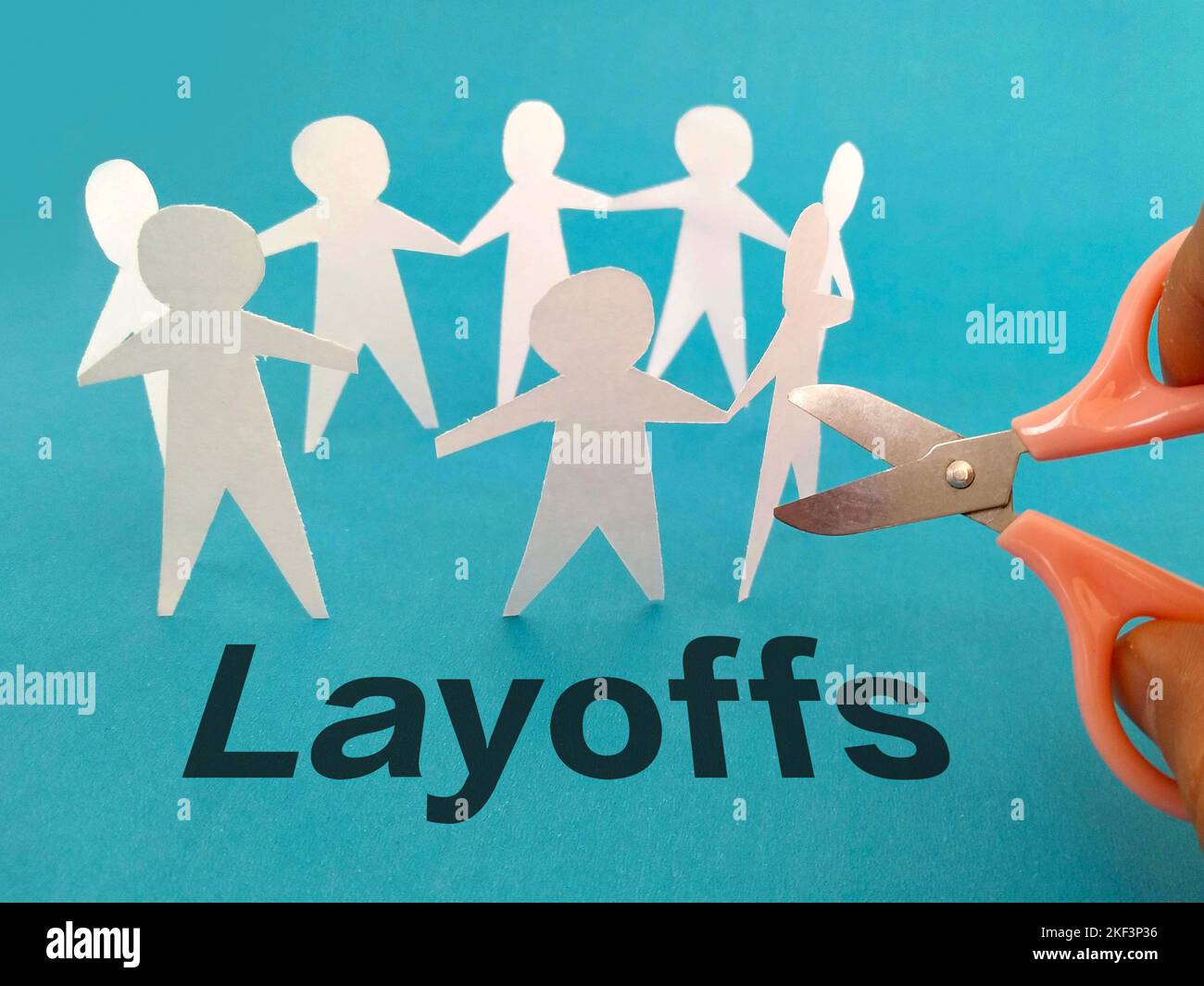 SUQIAN, CHINA - NOVEMBER 16, 2022 - Financial Illustration: Layoffs ...