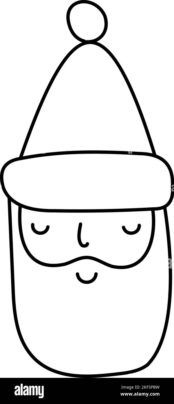 Face happy cute new year Black and White Stock Photos & Images - Alamy