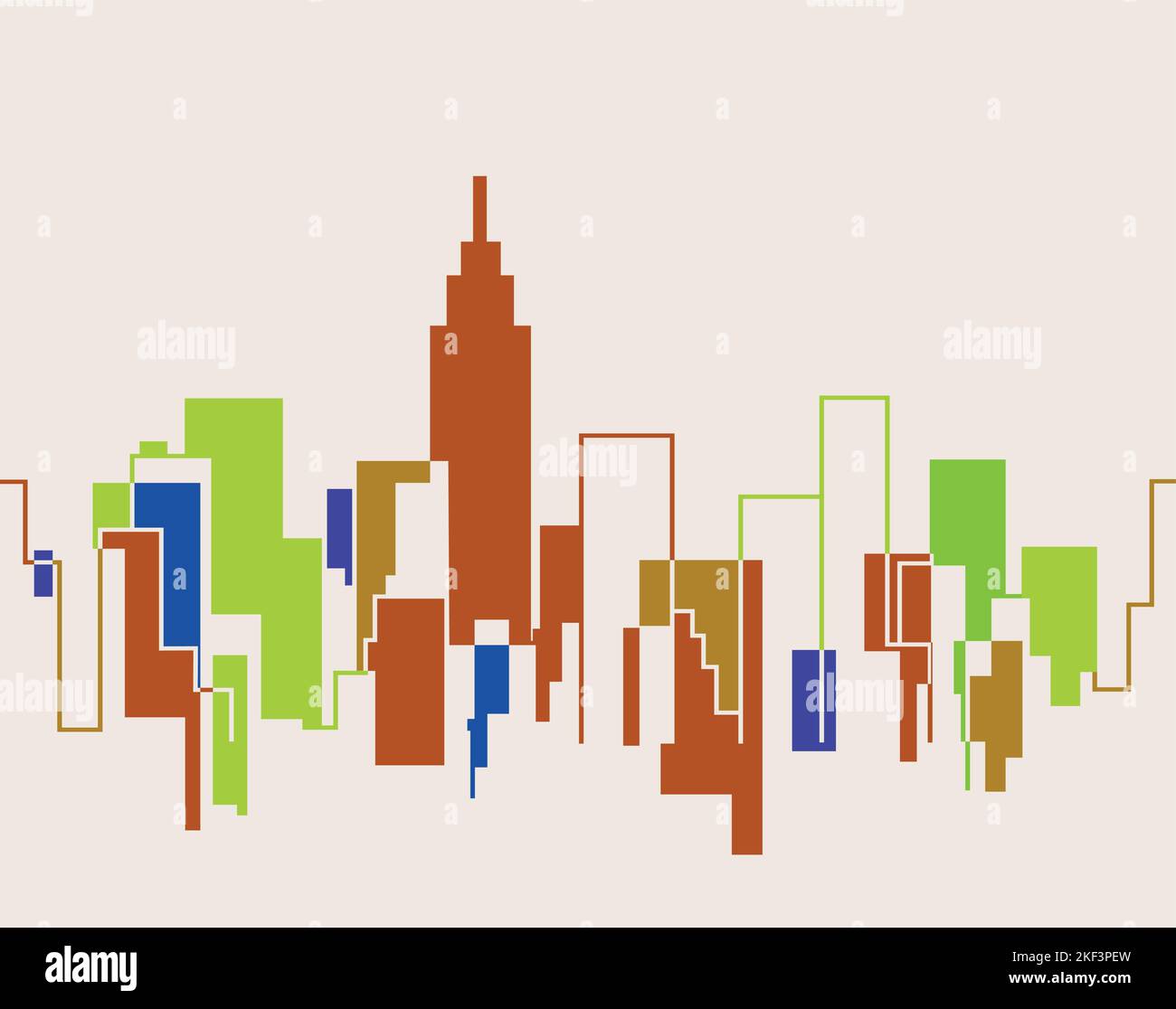 Silhouette of the cityscape vector illustration background Stock Vector ...