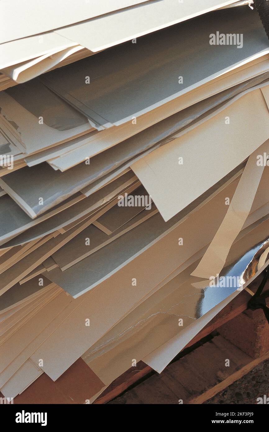 Paper scrap collecting hi-res stock photography and images - Alamy