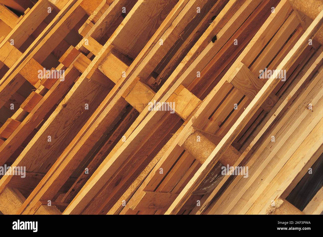 A stack of wooden pallets Stock Photo - Alamy
