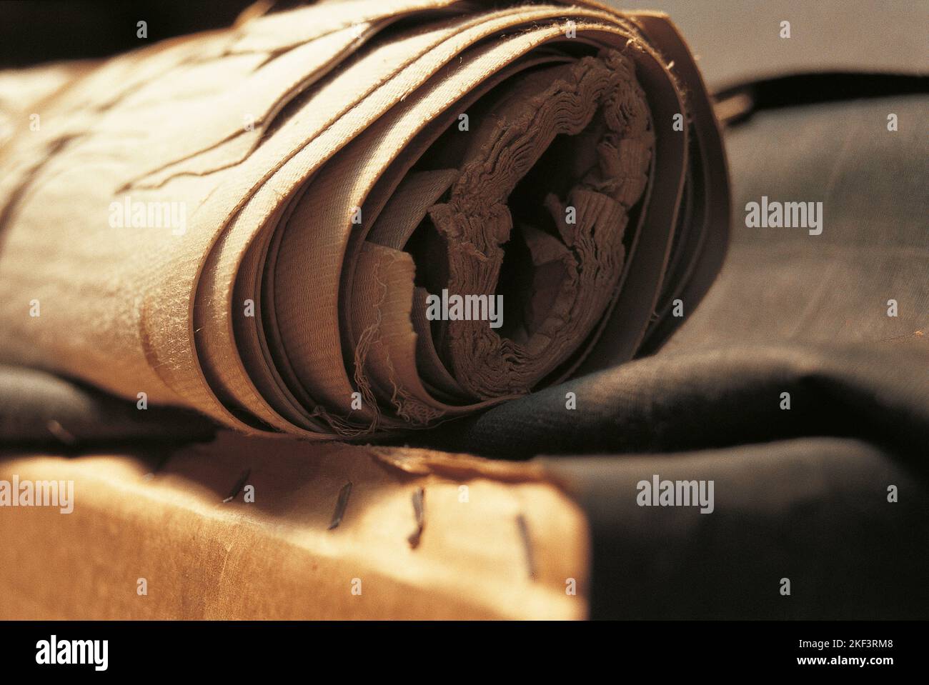 A roll of fabric Stock Photo - Alamy