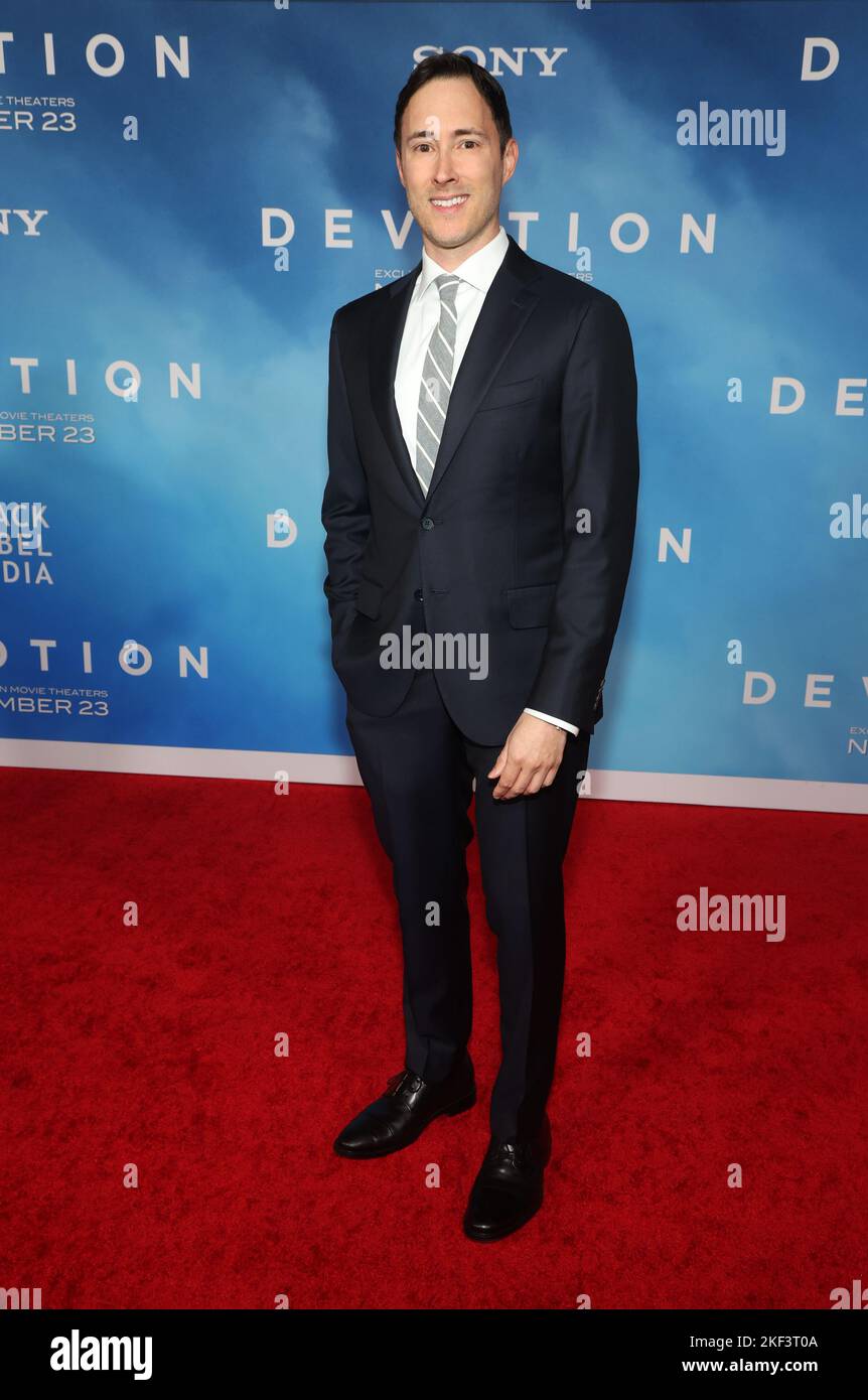 Los Angeles, California, USA. 15th Nov, 2022. Adam Makos. Los Angeles ...