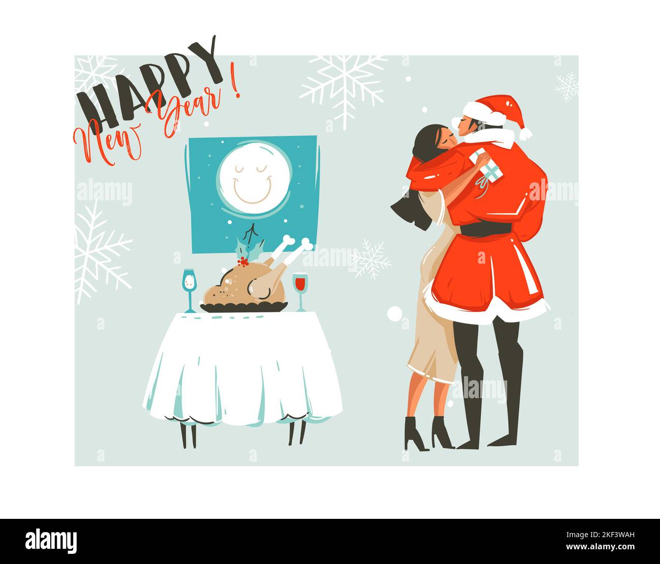 Abstract couple vintage Stock Vector Images - Alamy