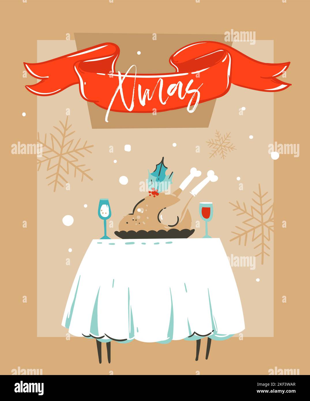 Table card isolated on Stock Vector Images - Alamy