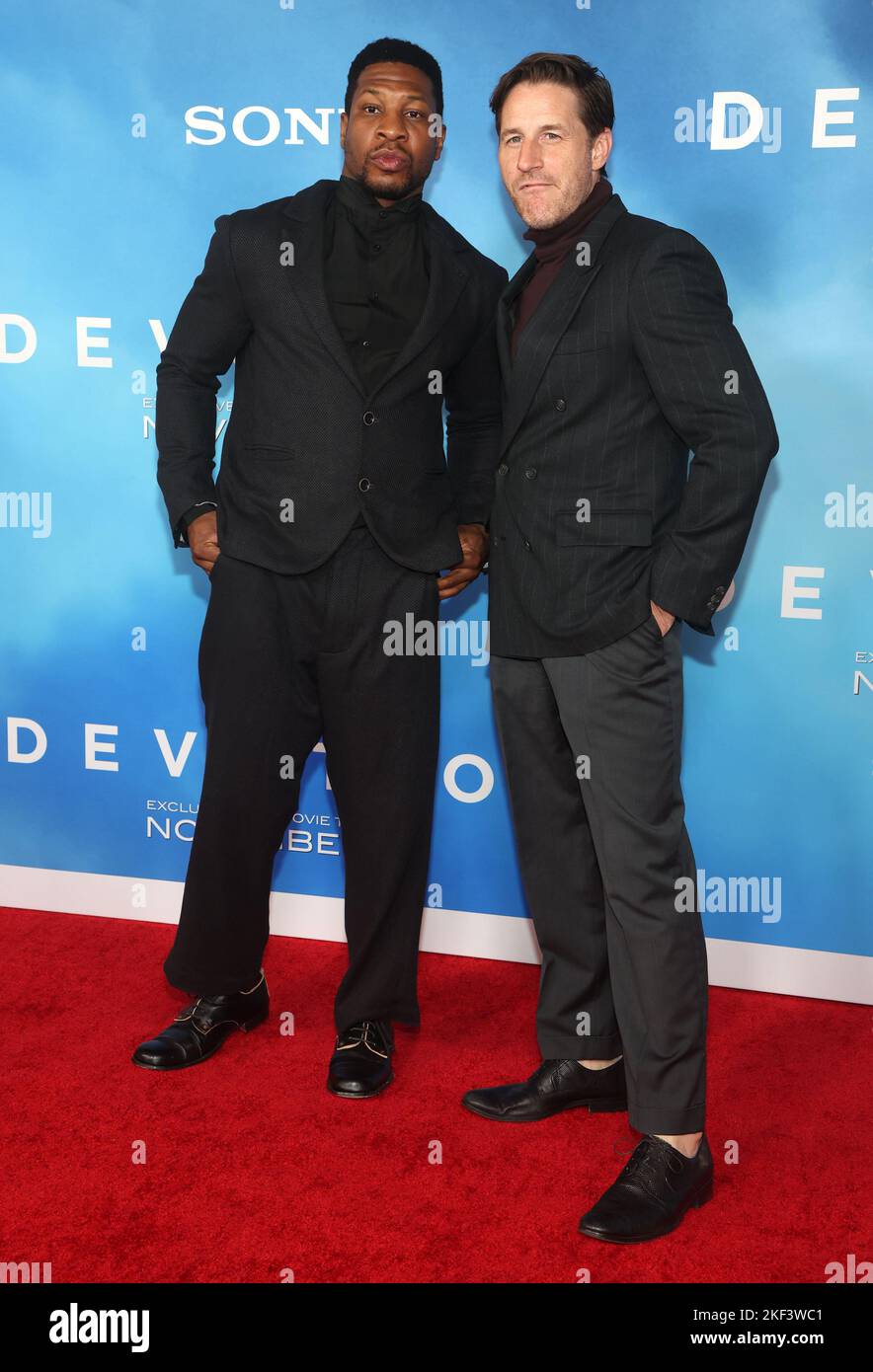 Los Angeles, California, USA. 15th Nov, 2022. Jonathan Majors, Sam ...