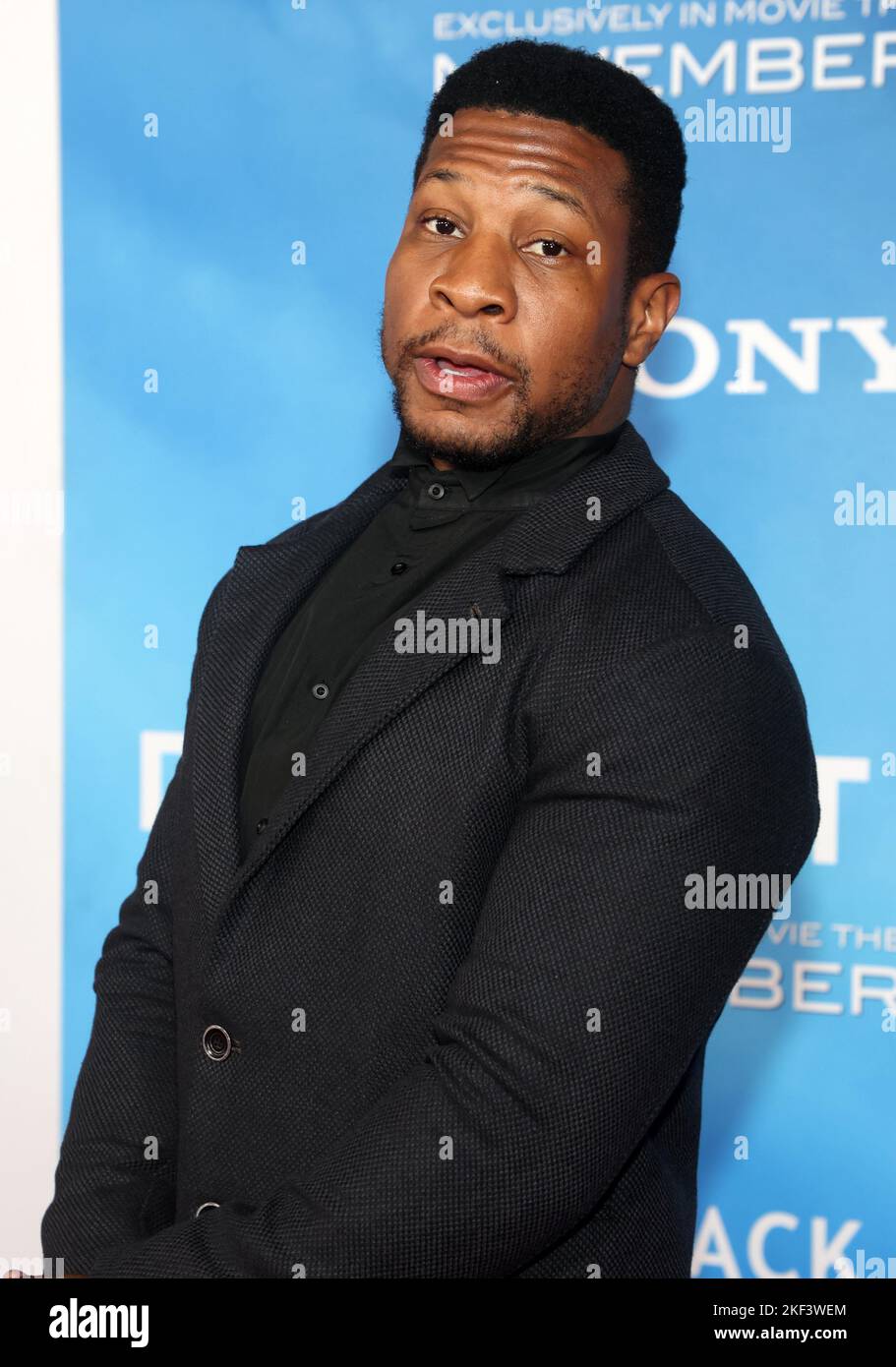 15 November 2022 -Los Angeles, California - Jonathan Majors. Los ...