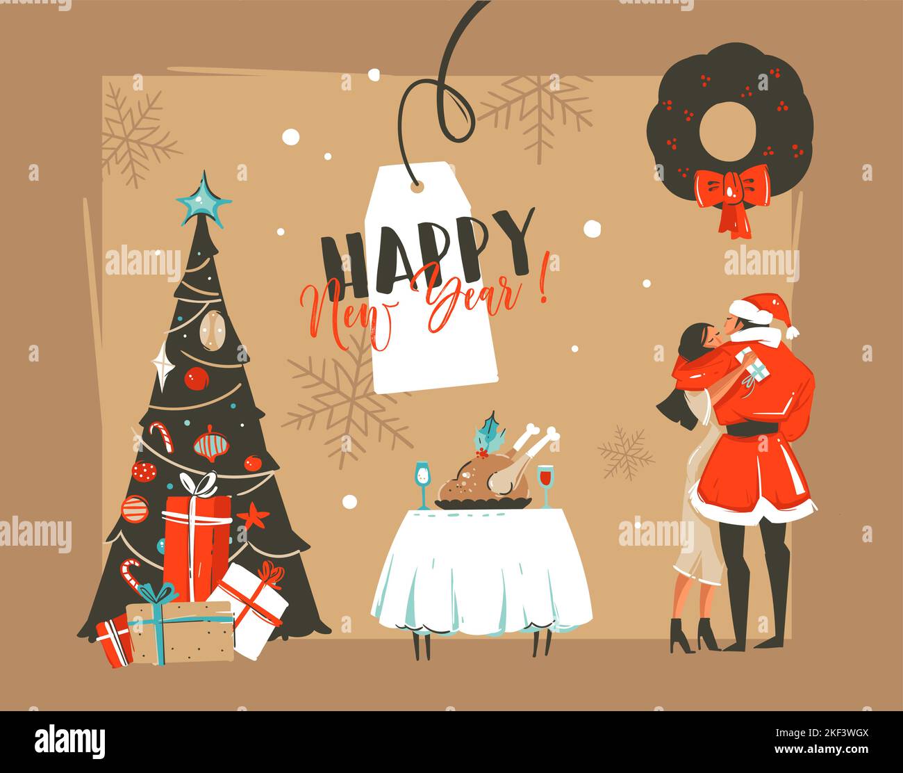 Romantic celebration lifestyle holiday Stock Vector Images - Alamy