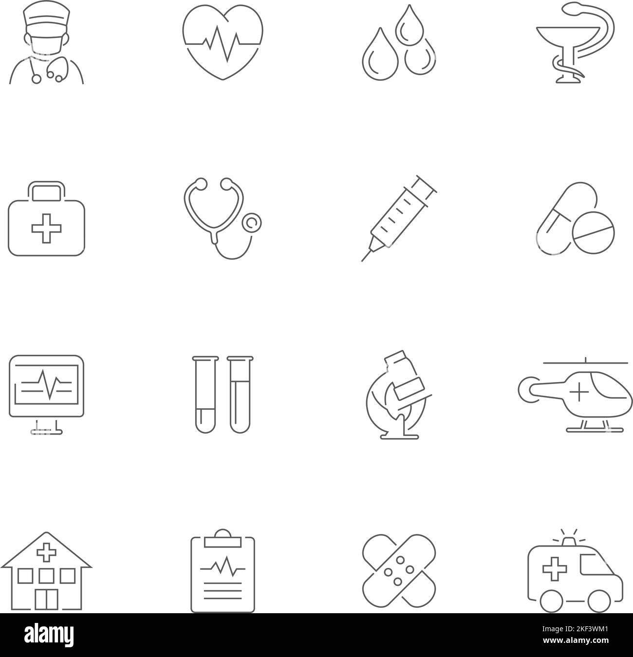 Blood analysis vector icon Black and White Stock Photos & Images - Alamy