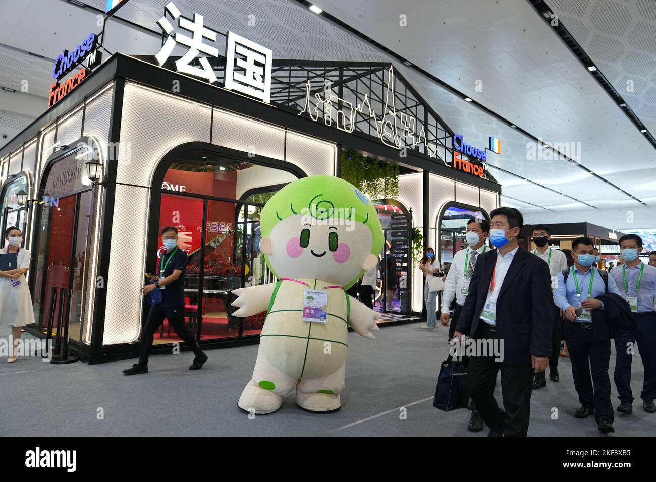 The 1st day of the 2nd China International Consumer Products Expo at ...