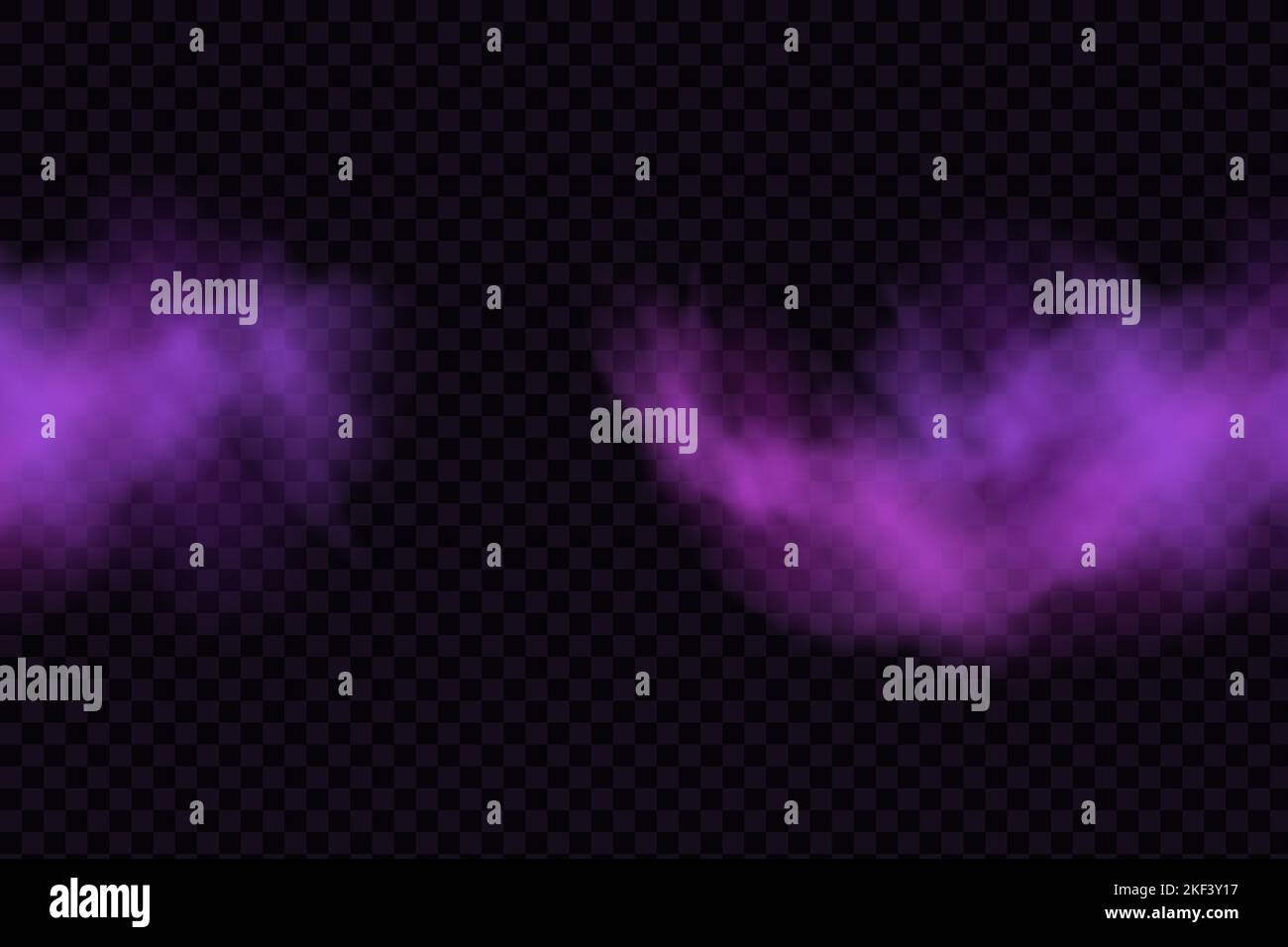 Purple flows poisonous gas, dust and smoke effect.Realistic scary ...