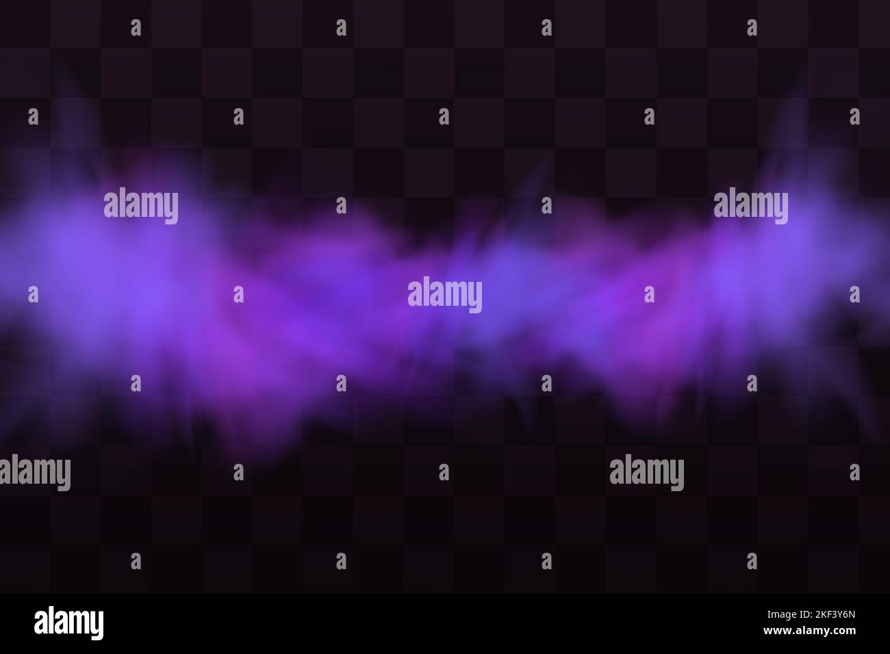 Purple flows poisonous gas, dust and smoke effect.Realistic scary ...