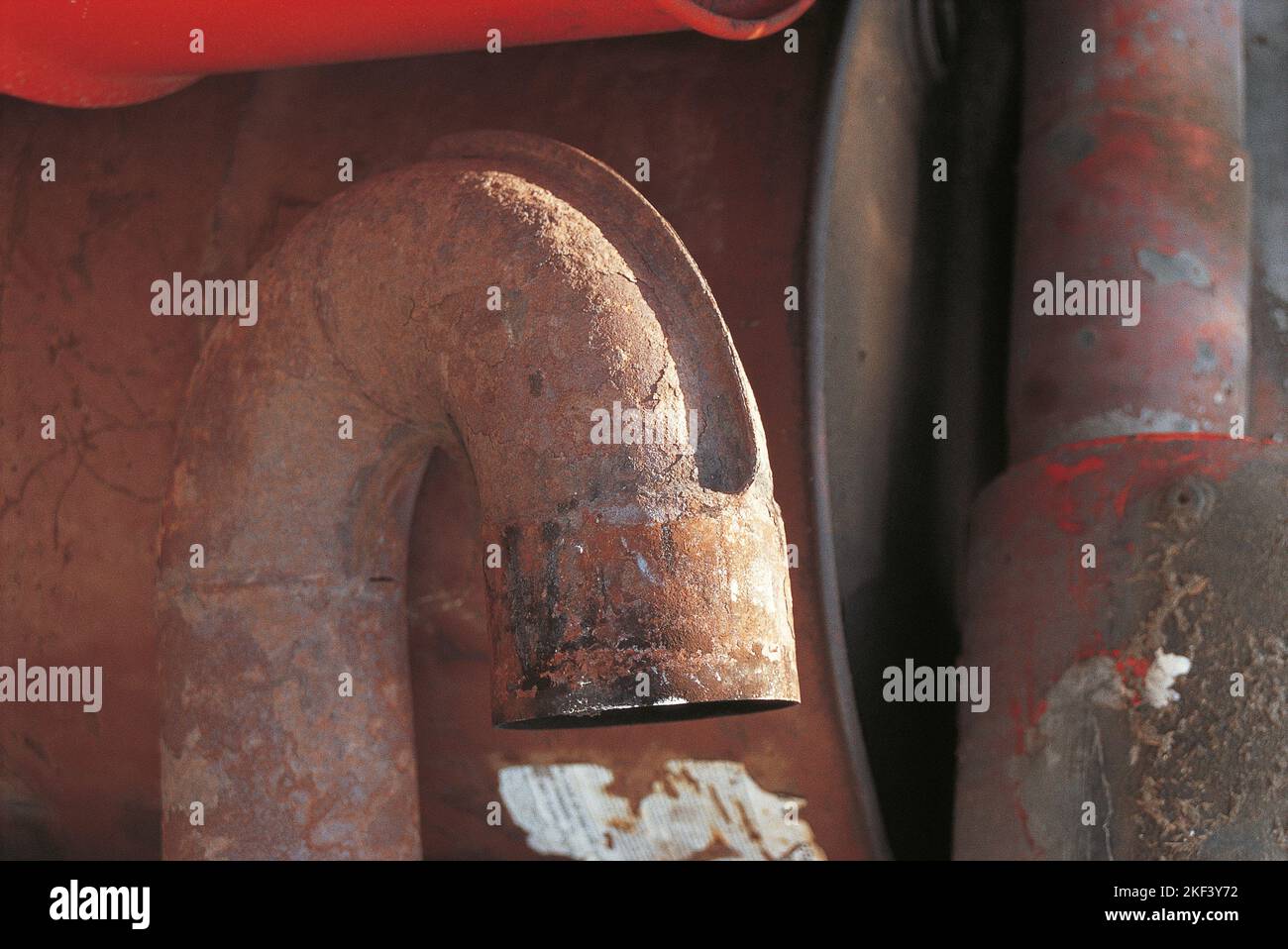 An elbow metal pipe Stock Photo - Alamy