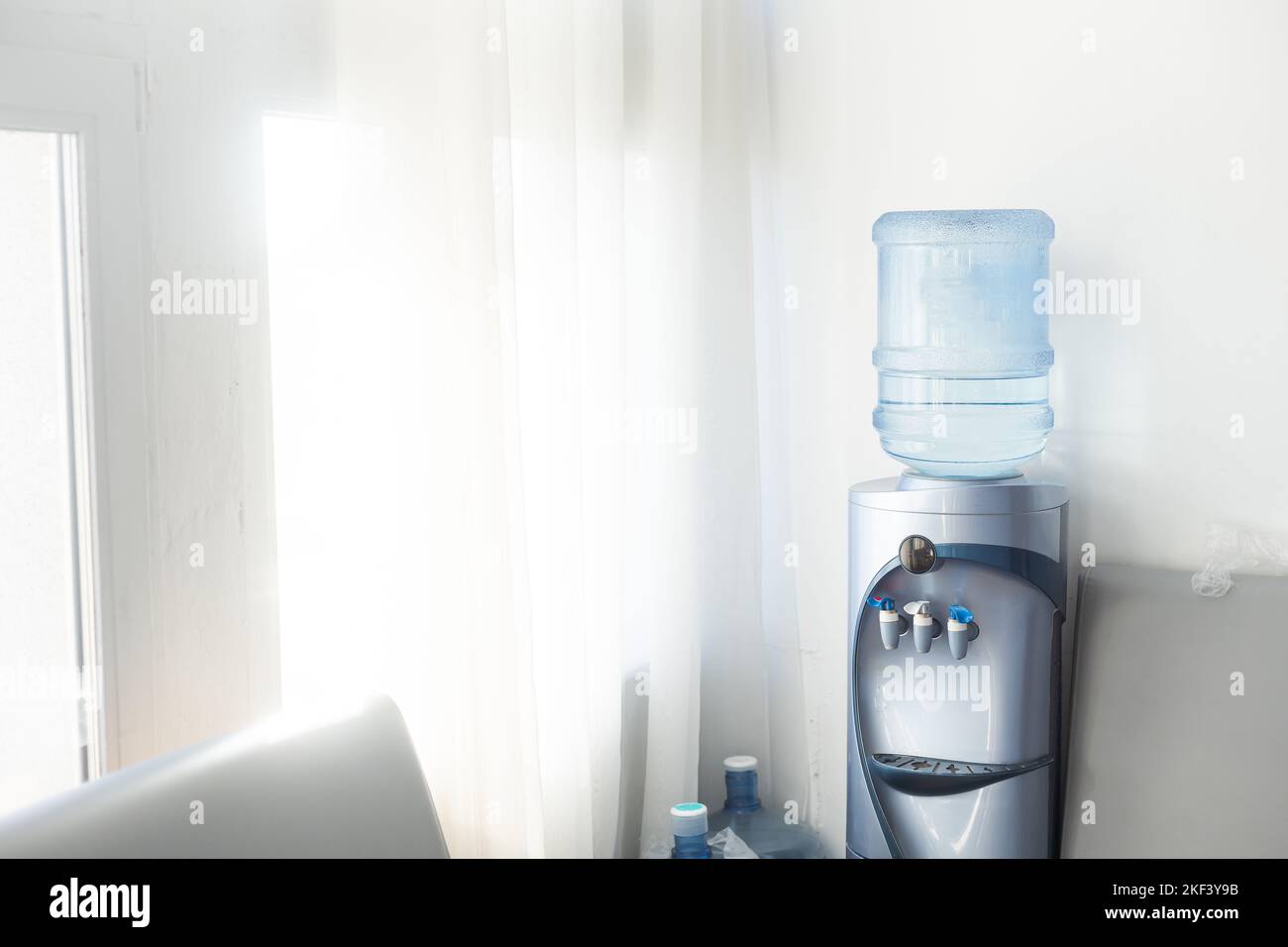 Large water dispenser in the office, with cold and hot taps Stock Photo ...