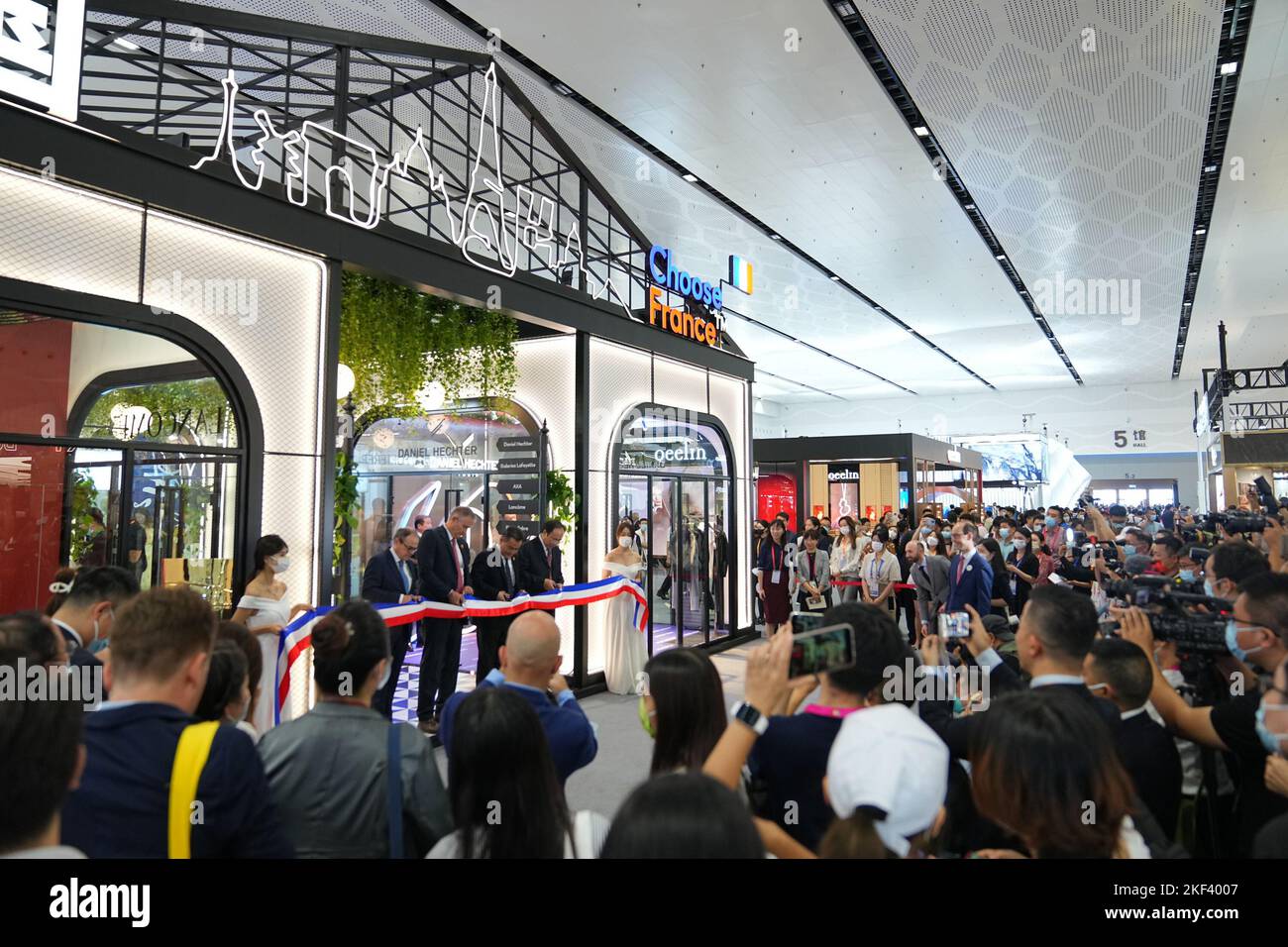 The 1st day of the 2nd China International Consumer Products Expo at ...