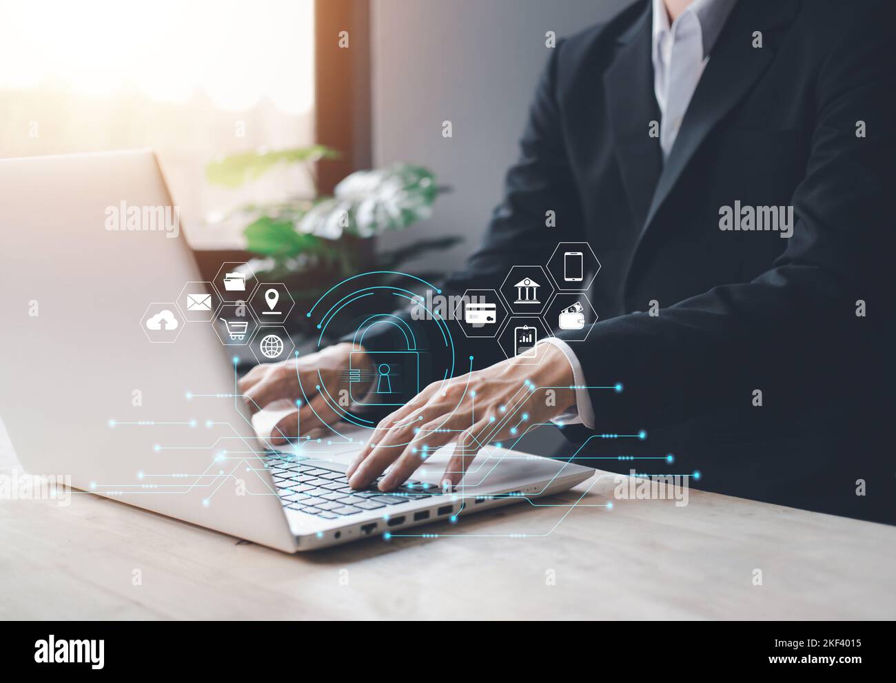 Username And Password Login With Biometric Identification Fingerprint Scanner Encryption For