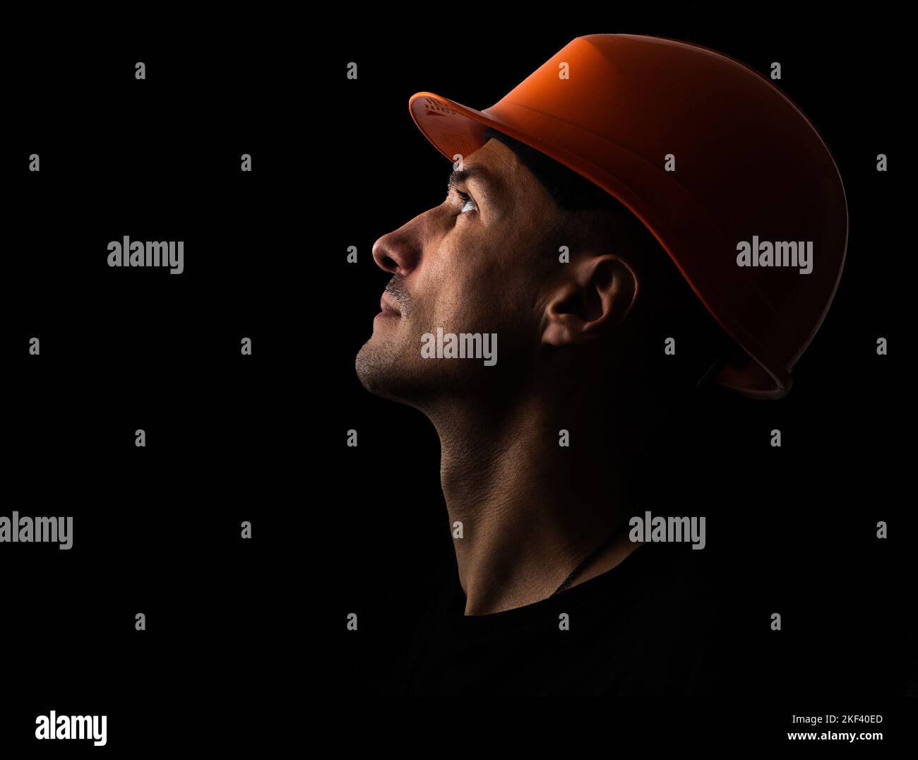 Miner wearing helmet hi-res stock photography and images - Alamy