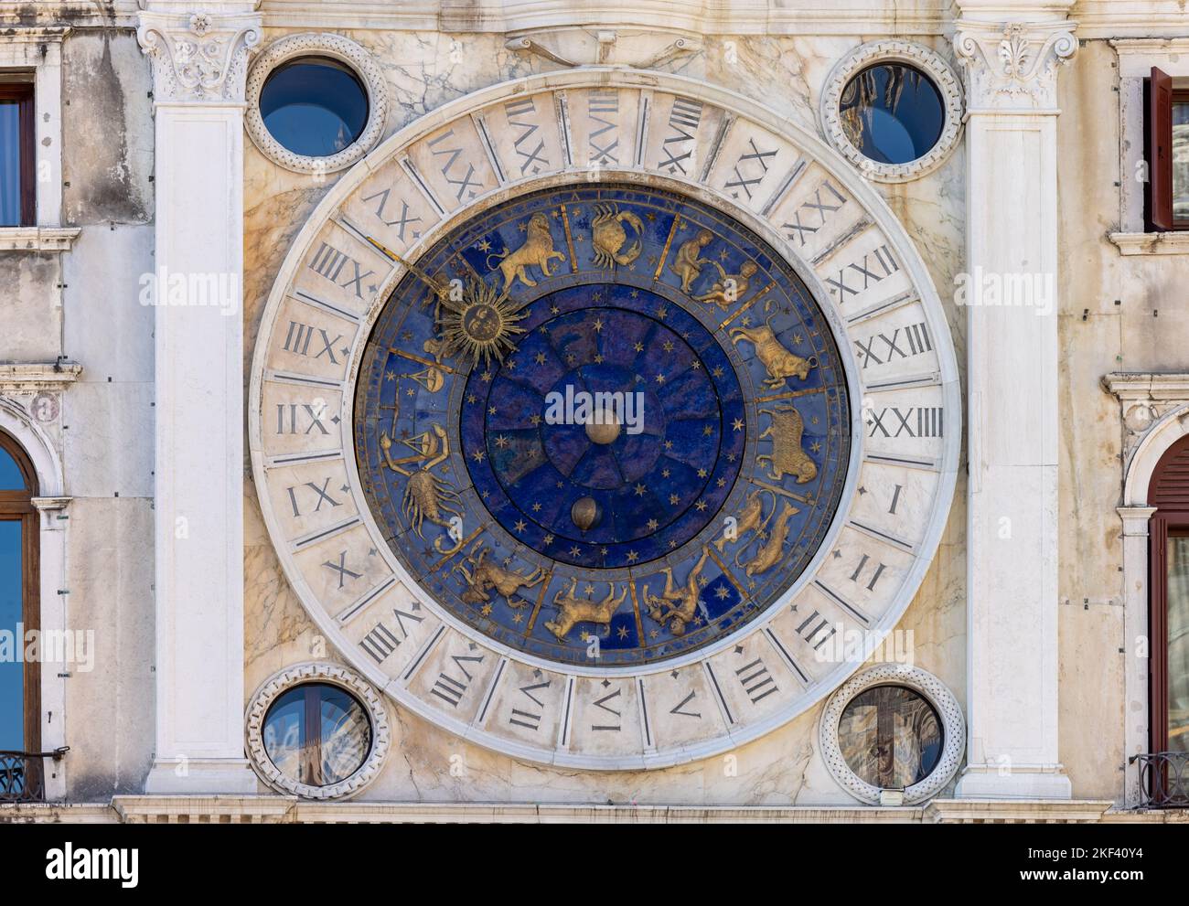 Torre dell Orologio - St Mark s clocktower in Venice, Italy Stock Photo ...