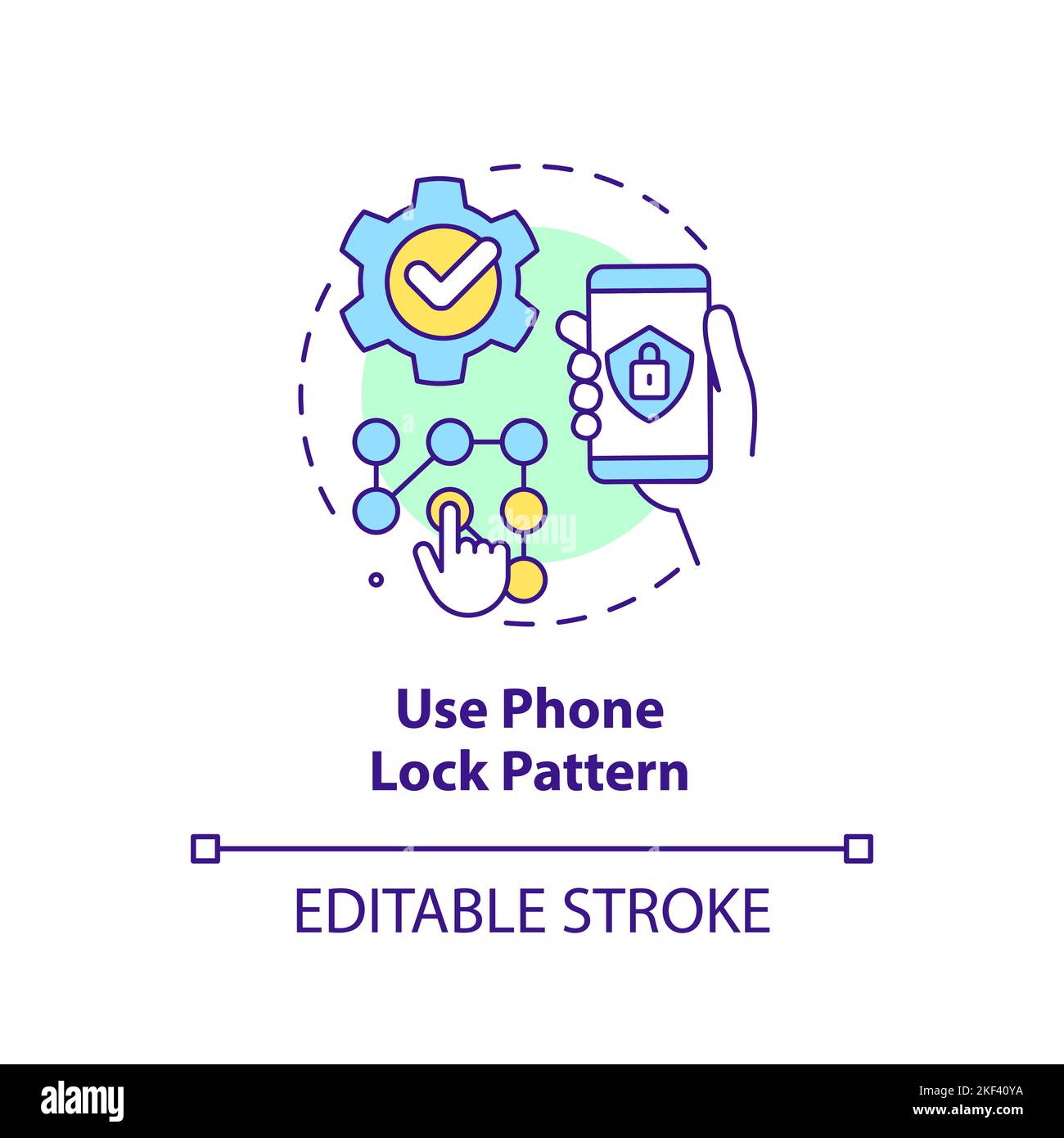 Cybersecurity pattern Cut Out Stock Images & Pictures - Alamy