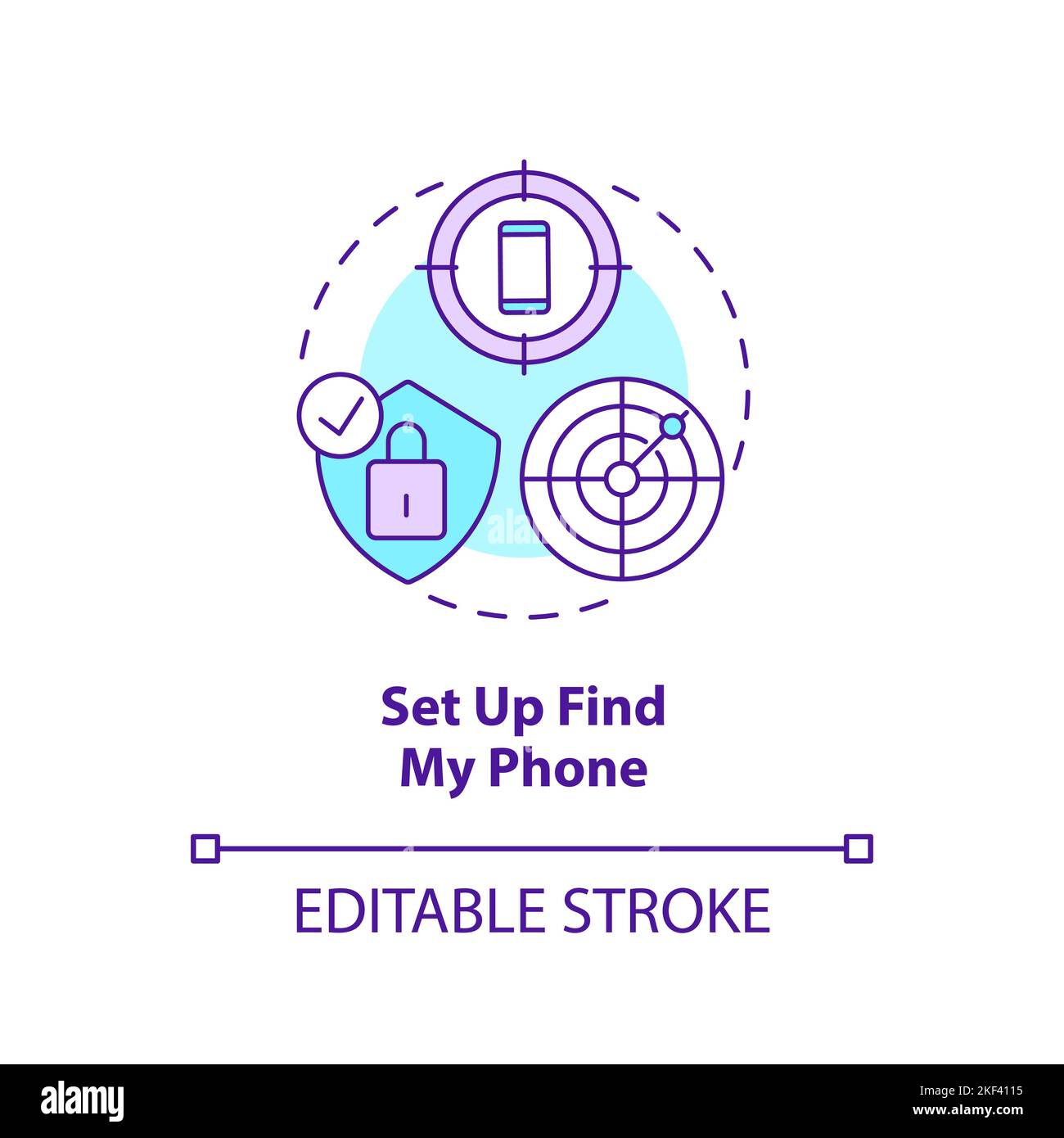 Set up find my phone concept icon Stock Vector Image & Art - Alamy Set up find my phone concept icon Stock Vector Image & Art - Alamy