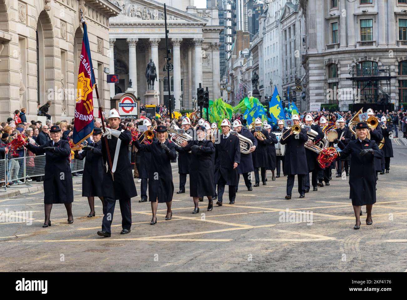 HOUSEHOLD TROOPS BAND OF THE SALVATION ARMY at the Lord Mayor's Show ...