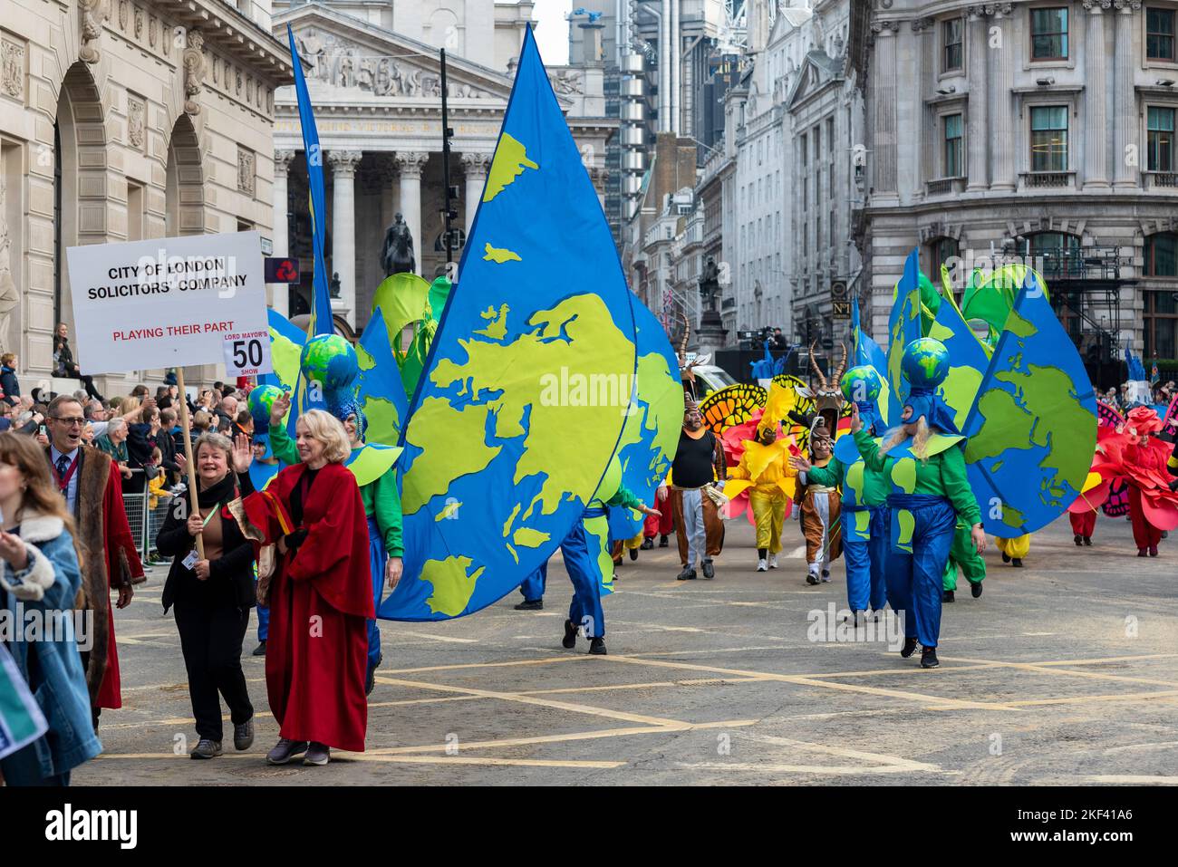 CITY OF LONDON SOLICITORS’ COMPANY at the Lord Mayor's Show parade in ...