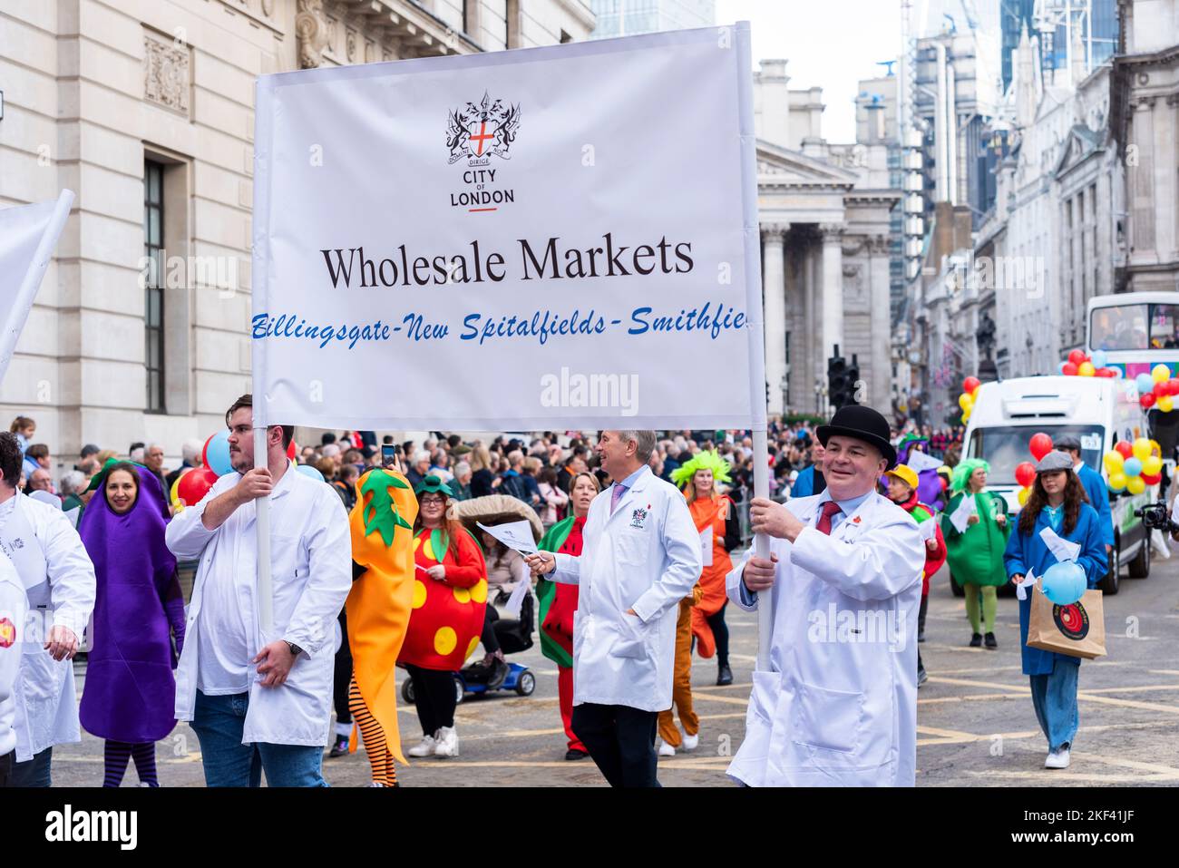 City of London Wholesale Markets at the Lord Mayor's Show parade in the ...