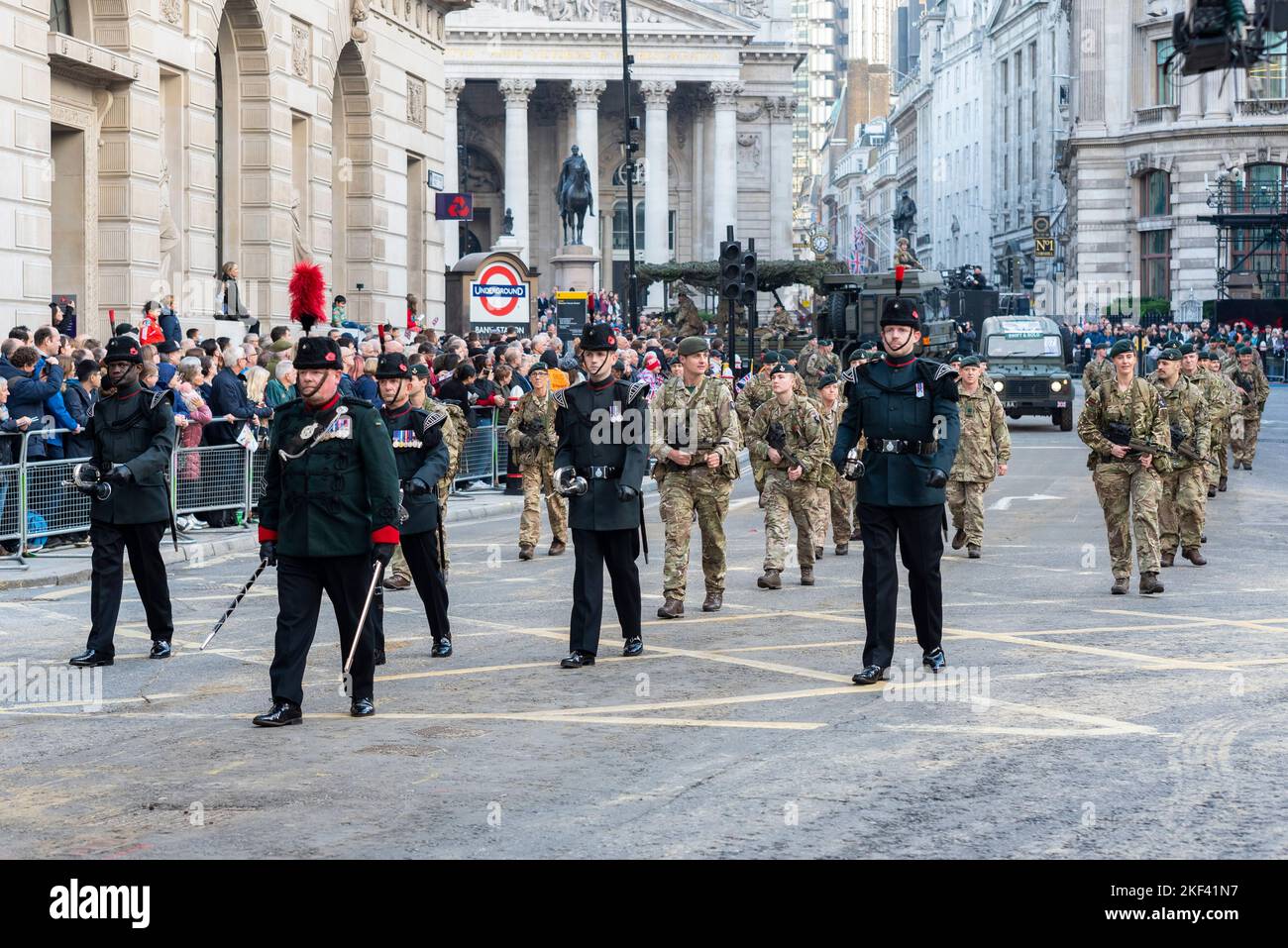 7th Battalion The Rifles at the Lord Mayor's Show parade in the City of ...