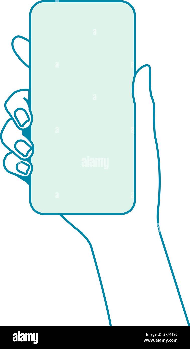 Digital phone mock up Stock Vector Images - Alamy