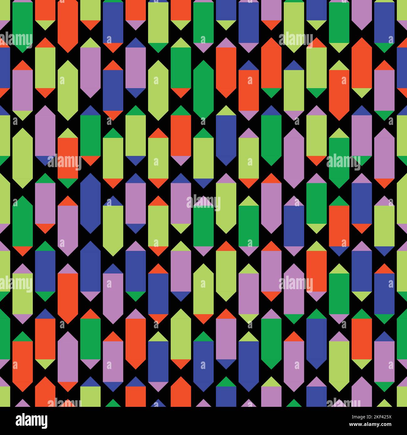 Geometric rectangles with triangles seamless pattern. Modern techno minimal design. Abstract ...