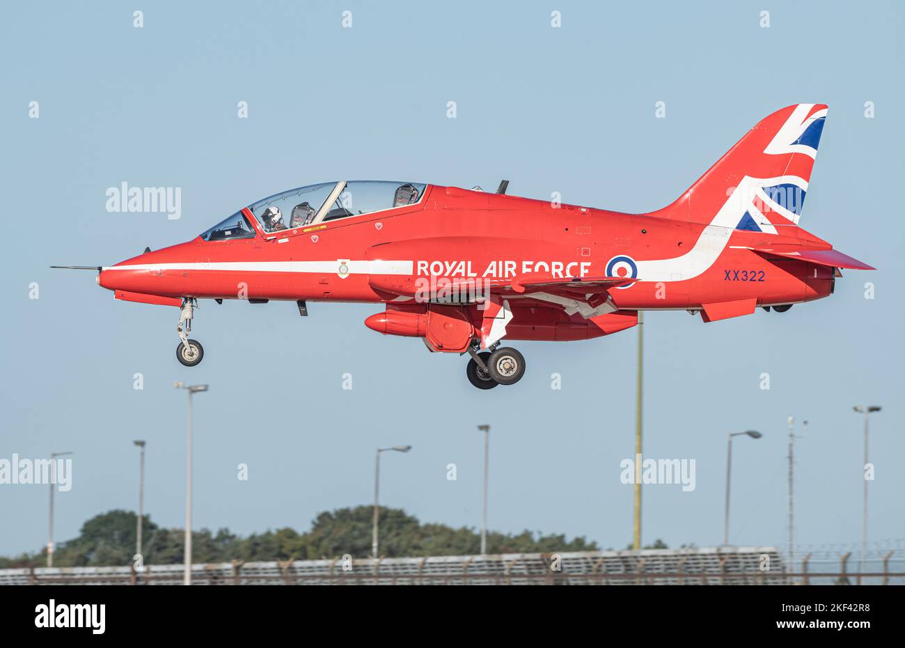 Red Arrows RAF Waddington, Lincolnshire, United Kingdom Stock Photo - Alamy