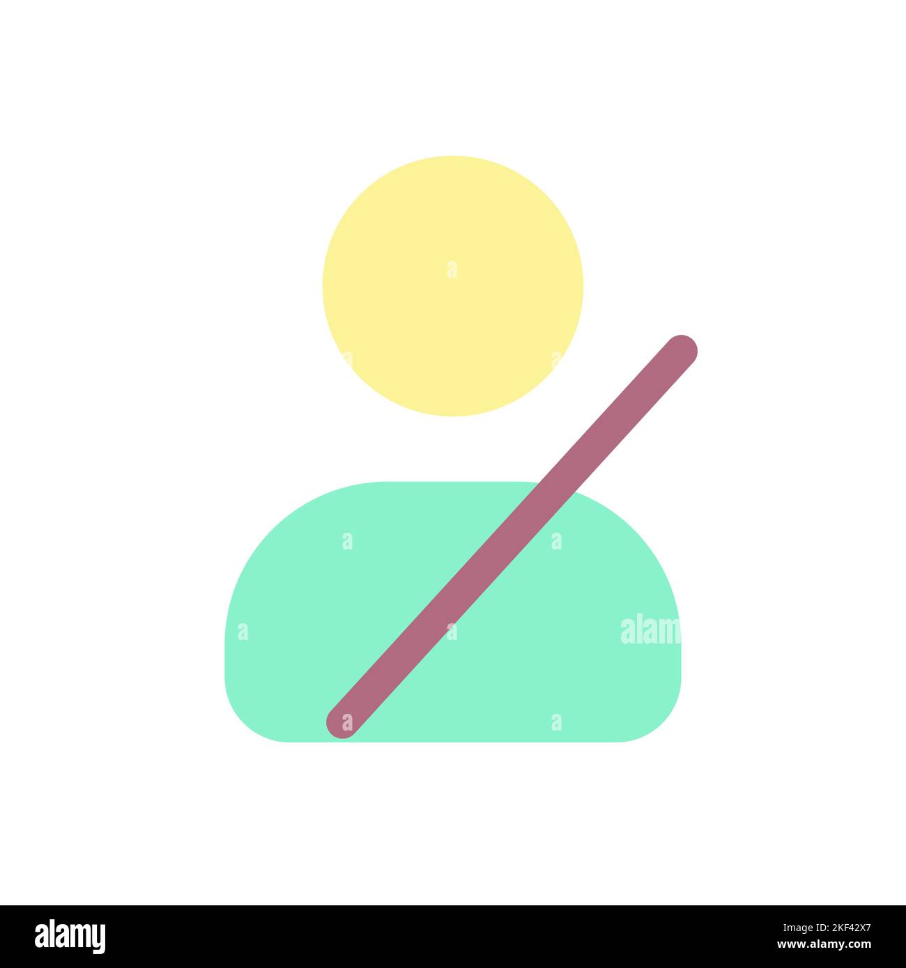 Passenger safety flat color ui icon Stock Vector Image & Art - Alamy