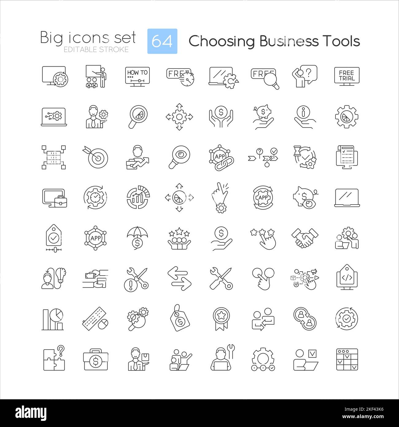 Choosing tools Stock Vector Images - Alamy