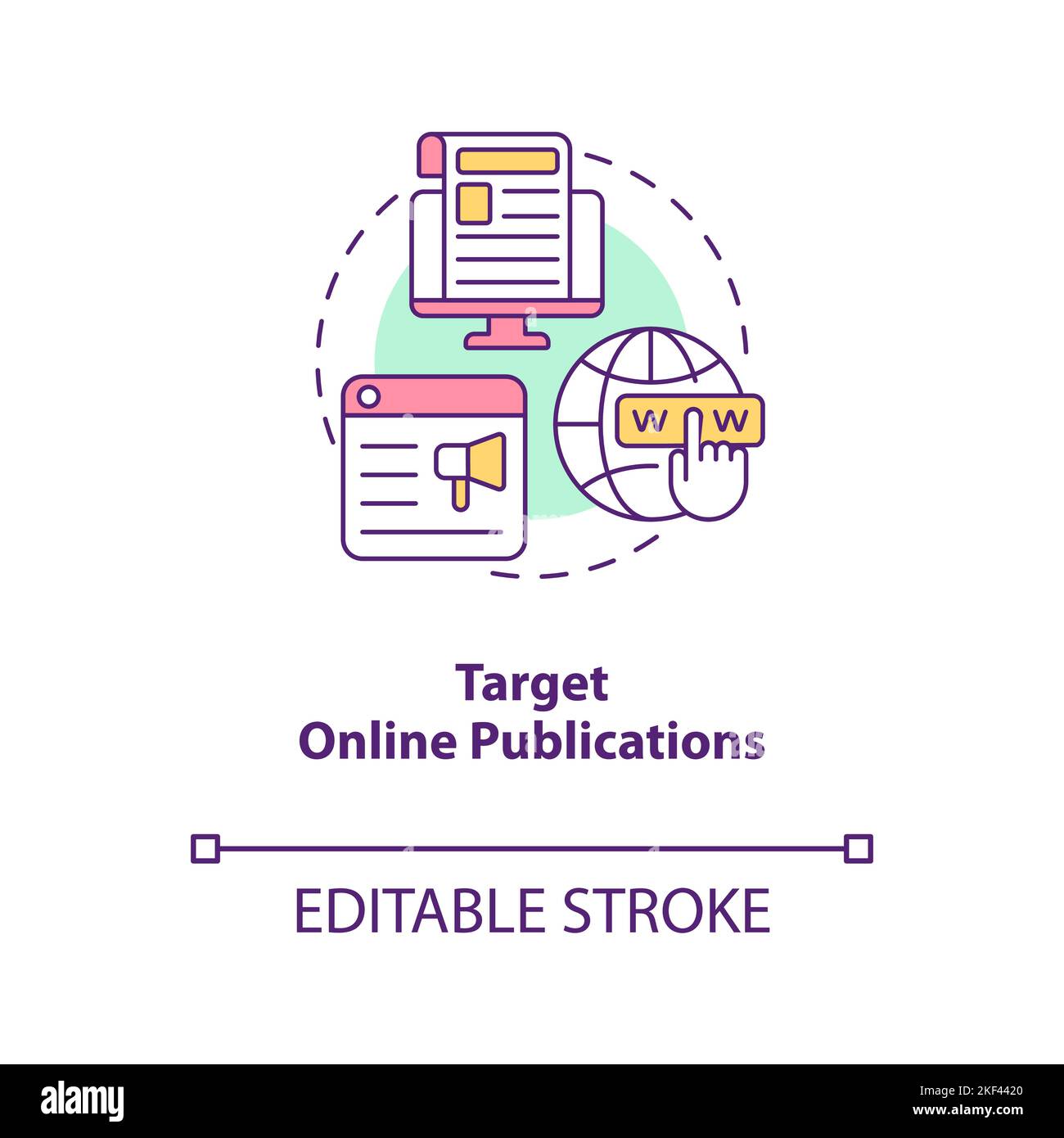 Digital publications Stock Vector Images - Alamy