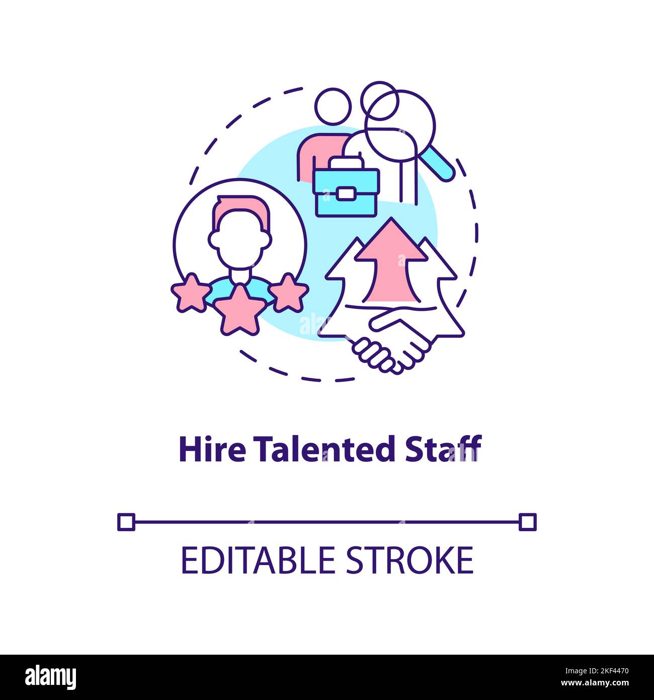 Talent staff Stock Vector Images - Alamy