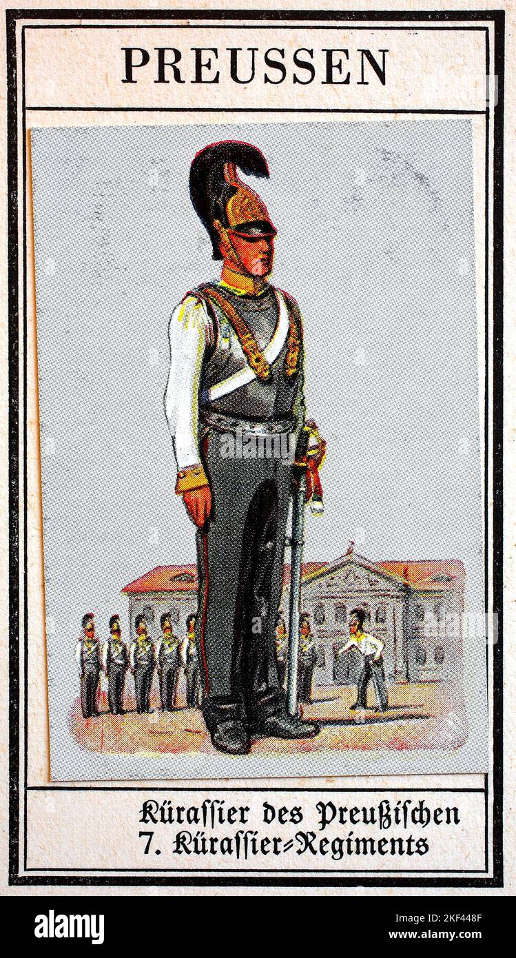 German Uniforms of the 19th Century, Lines - Cavalry: Prussia ...