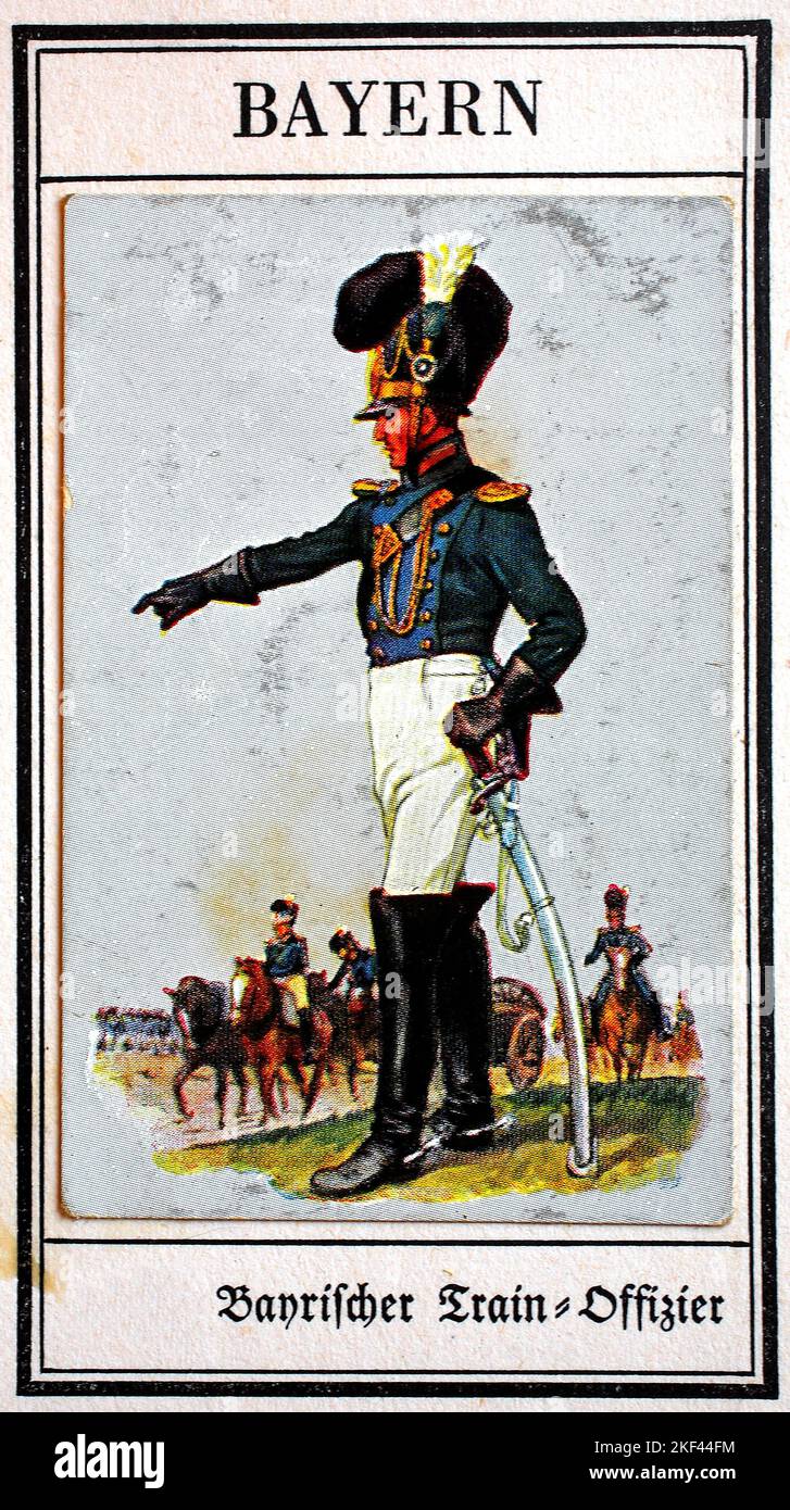 German uniforms of the 19th century, Other troops: Bavaria, Train ...
