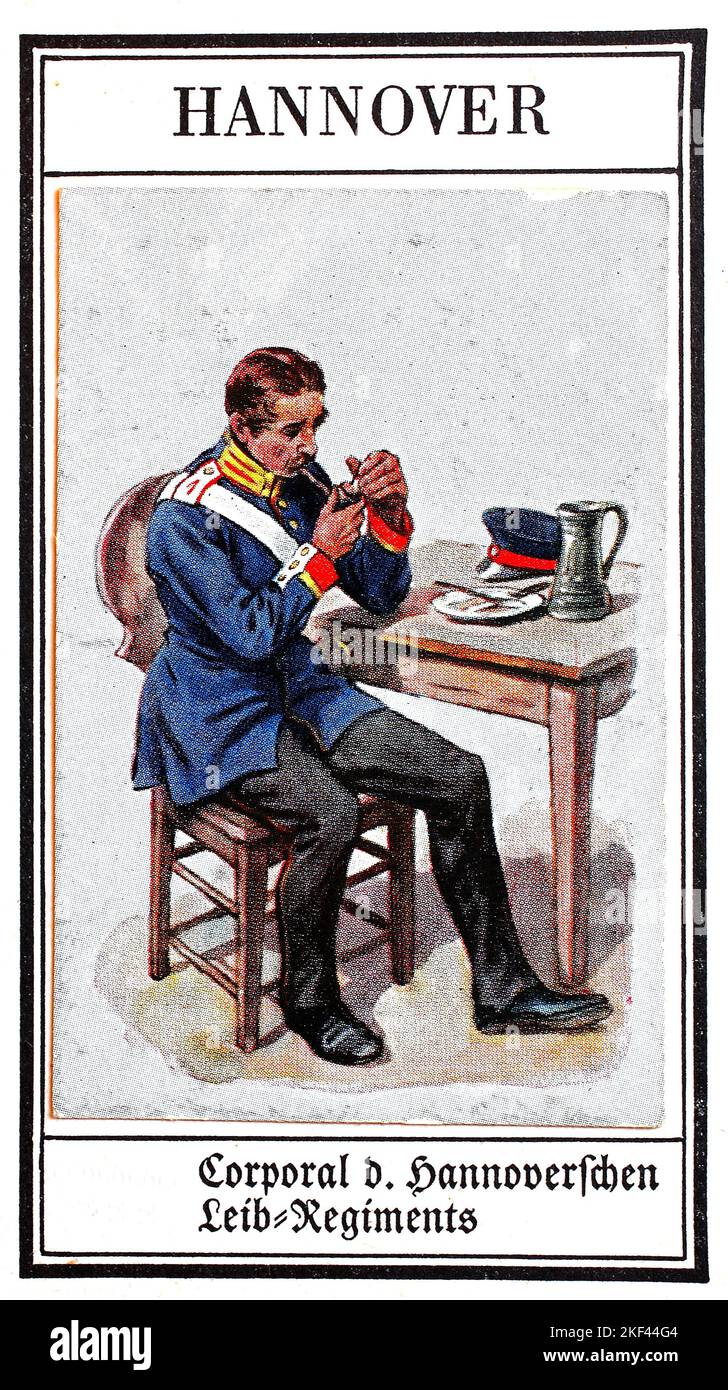 German uniforms of the 19th century, Guard - Infantry: Hanover ...