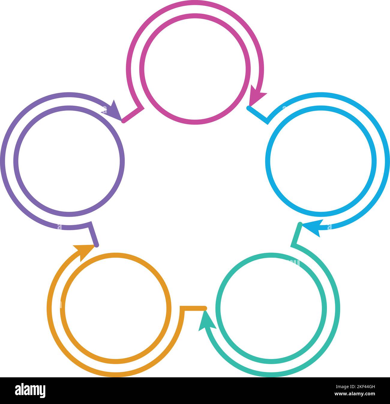 Infographic element. Round text frame diagram template Stock Vector Image & Art - Alamy