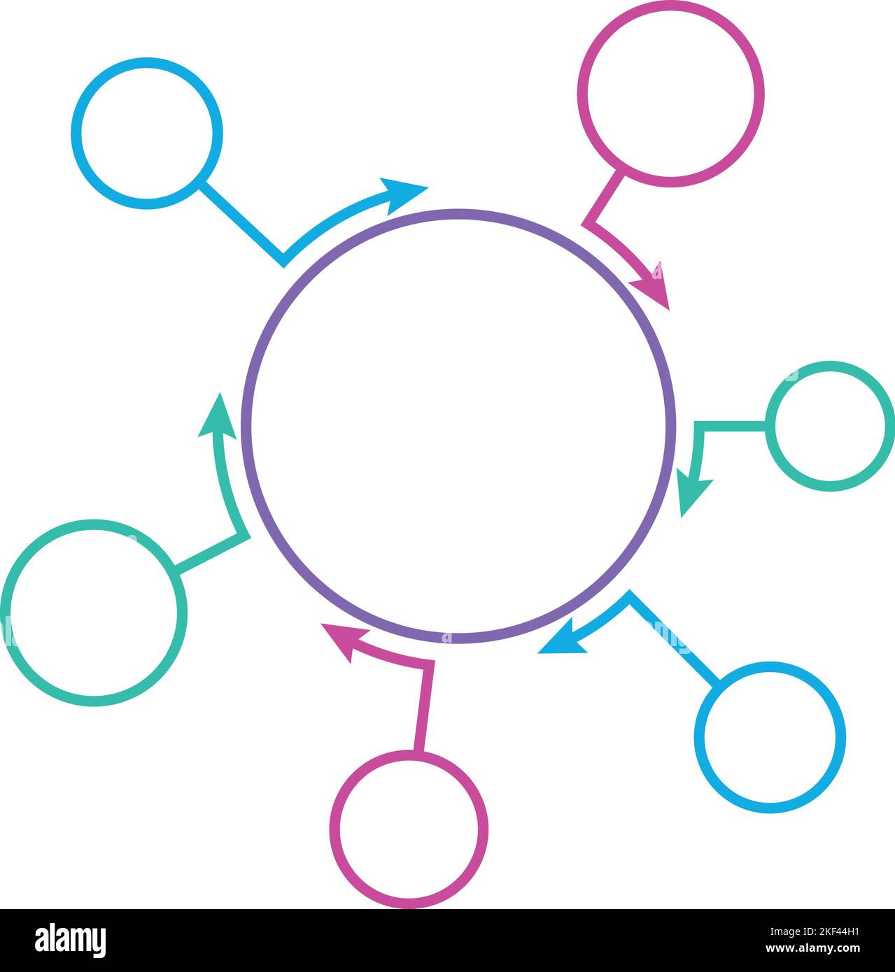 Data diagram color circles. Infographic frame element Stock Vector ...