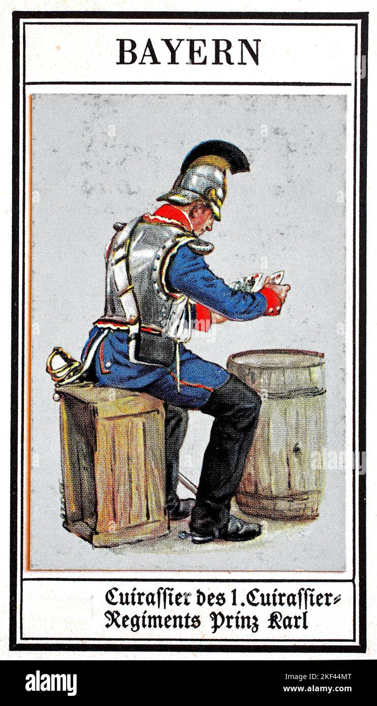 German uniforms of the 19th century, Guard - Cavalry: Bavaria ...