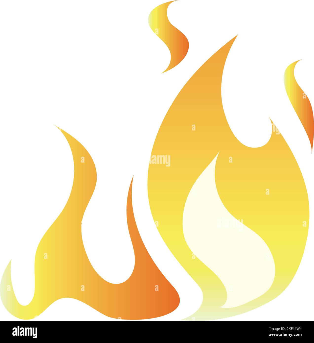 Tribal flame symbol. Fire icon. Gradient burning Stock Vector Image & Art - Alamy