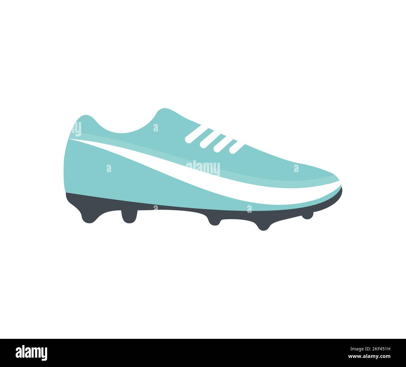 Football boots. Soccer boots or football shoes on white background logo ...