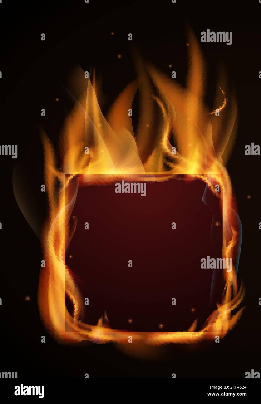 Fire realistic hi-res stock photography and images - Alamy