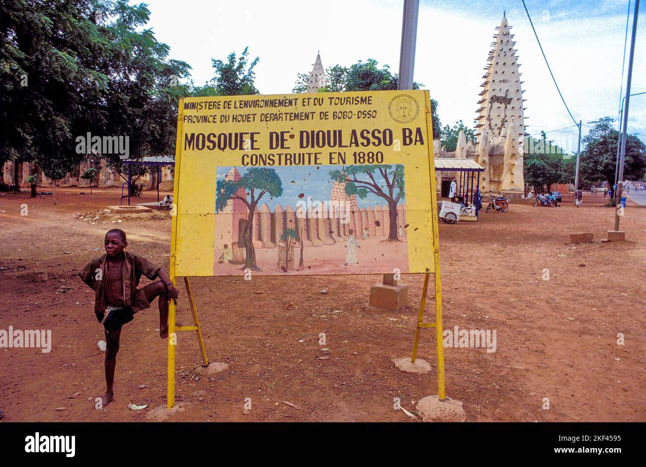 Burkina Faso, The Grand Mosque of Bobo-Dioulasso is a mosque in Bobo ...