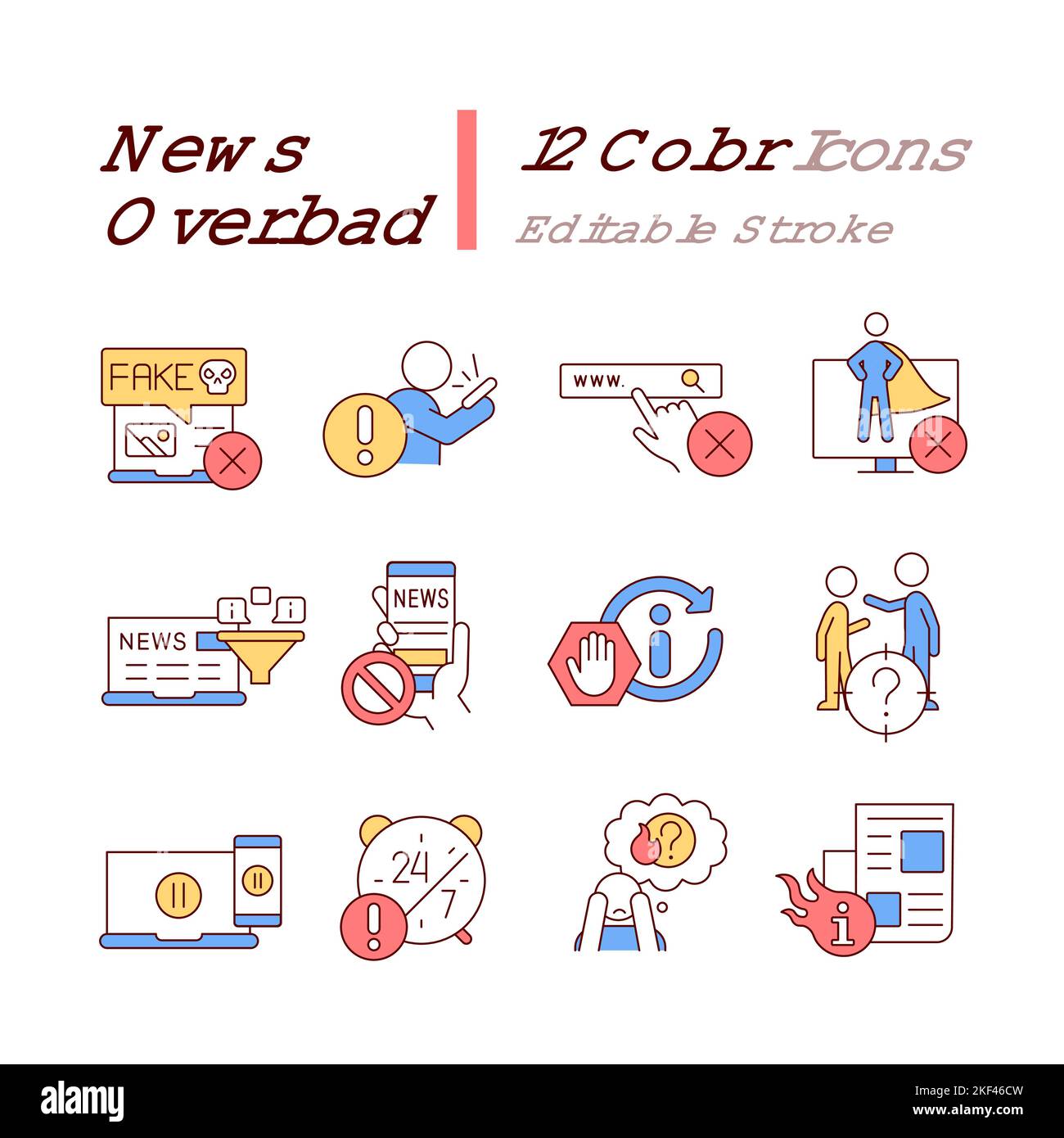 News overload RGB color icons set Stock Vector Image & Art - Alamy News overload RGB color icons set Stock Vector Image & Art - Alamy