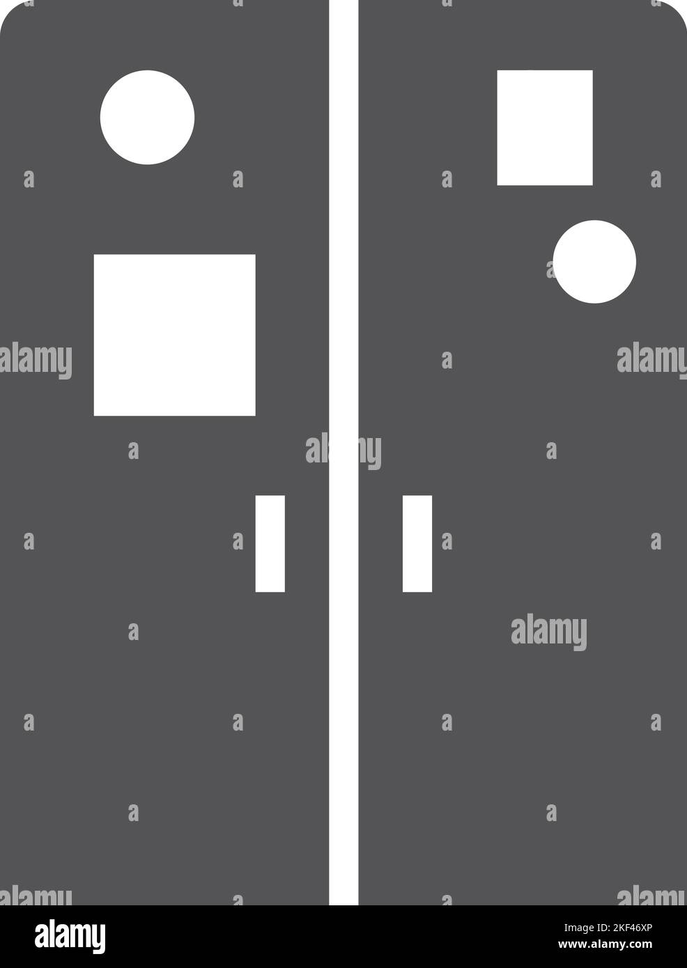 File binders icon. Paper document archive symbol Stock Vector Image ...