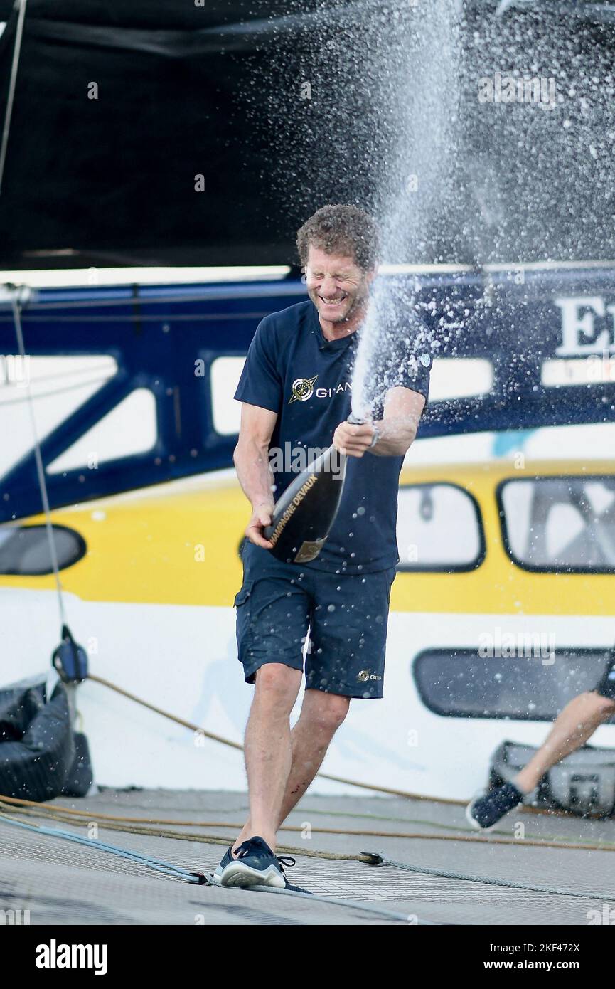 Arrived at Pointe a Pitre, Charles Caudrelier won the race with record ...