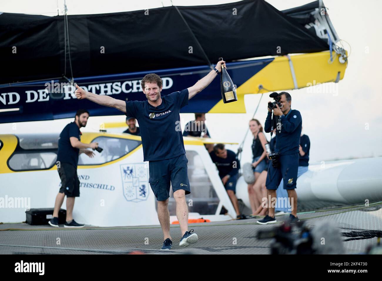 Arrived at Pointe a Pitre, Charles Caudrelier won the race with record ...